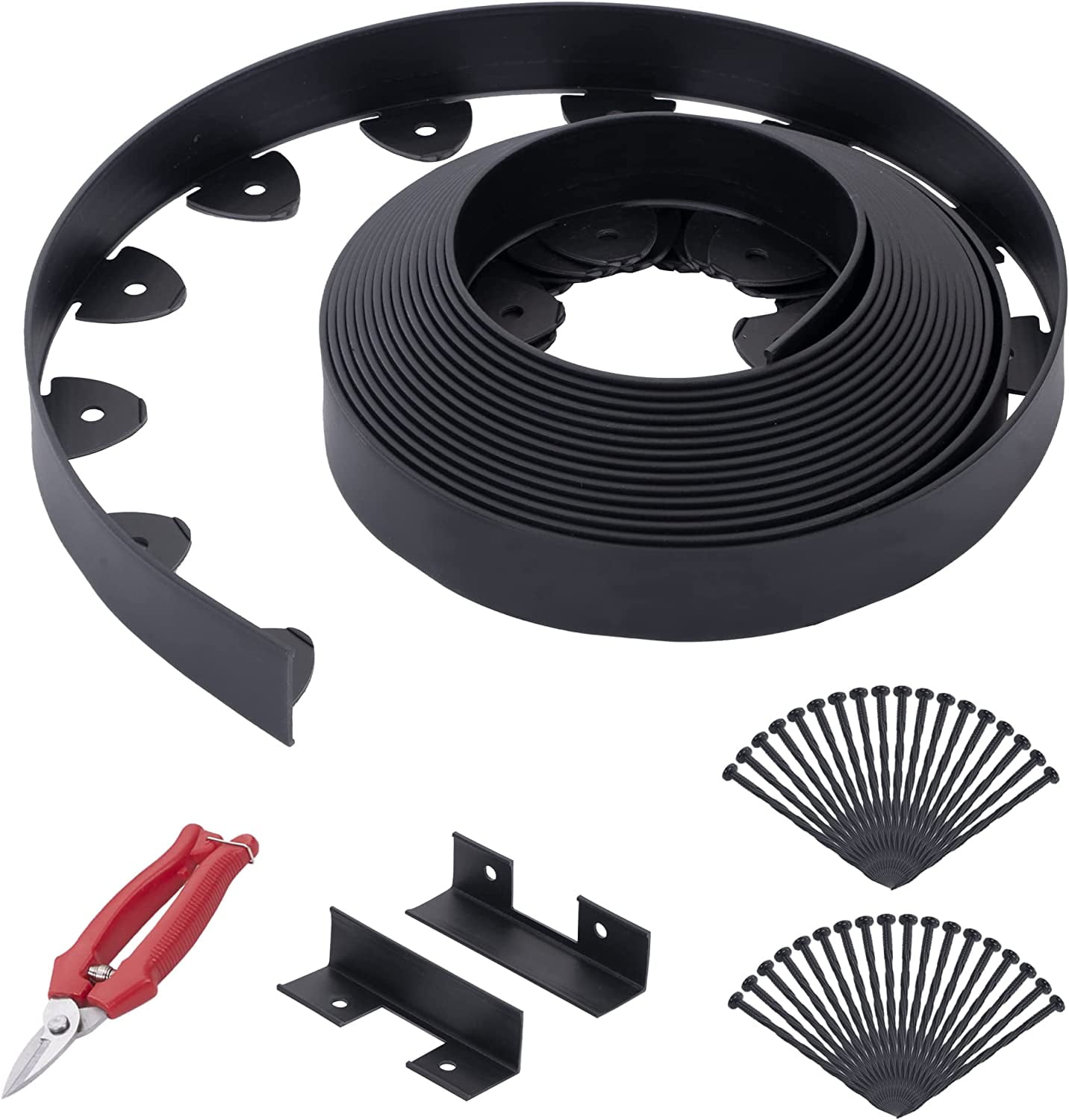 Landscape Edging Kit 40ft 4in Tall with Scissors, Garden Edging with 36 ...