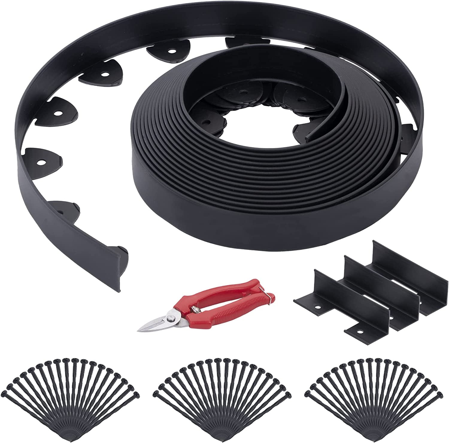 Landscape Edging Kit 40ft 4in Tall with Scissors, Garden Edging with 36 ...