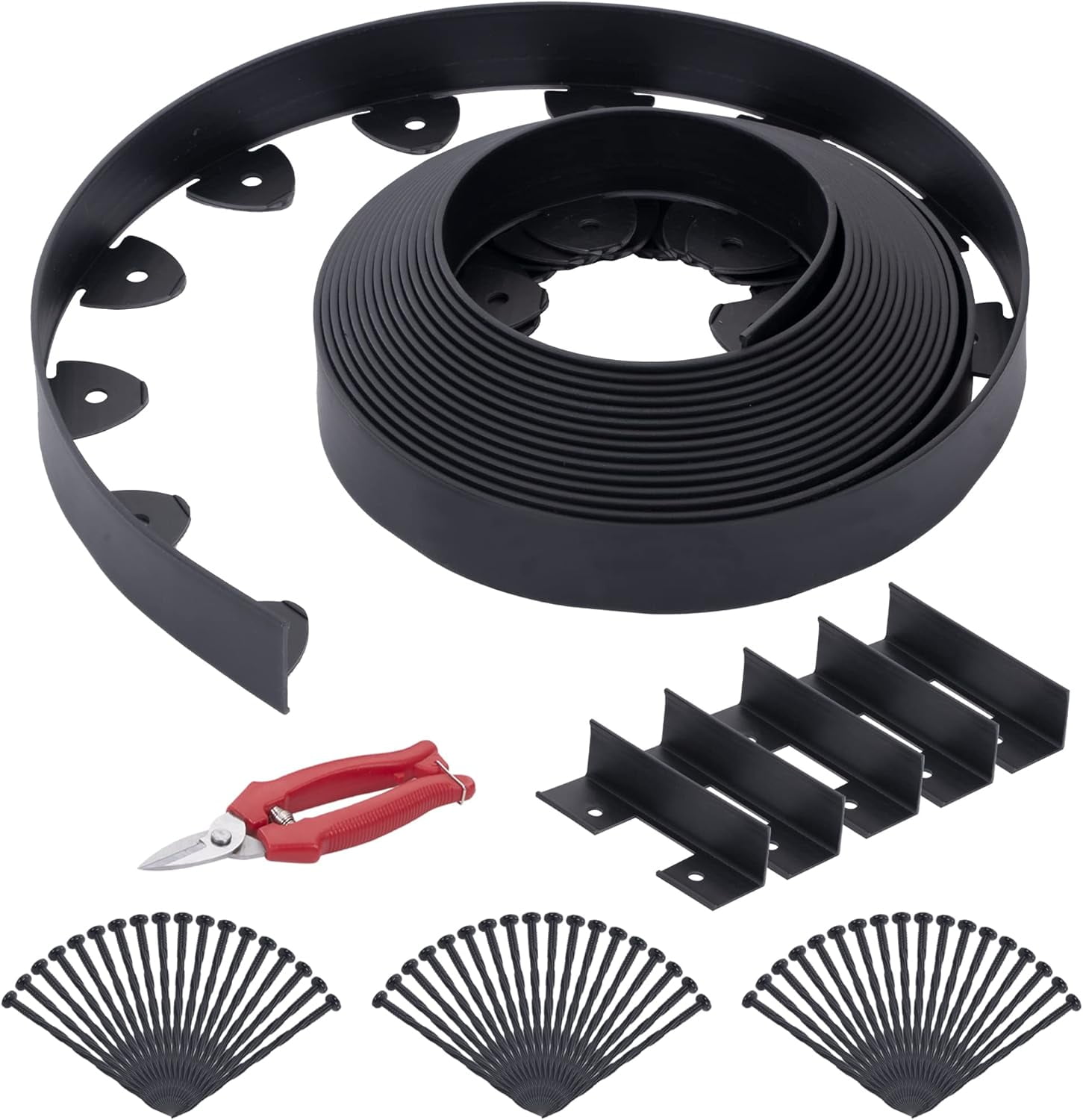 Landscape Edging Kit 40ft 4in Tall with Scissors, Garden Edging with 36 ...