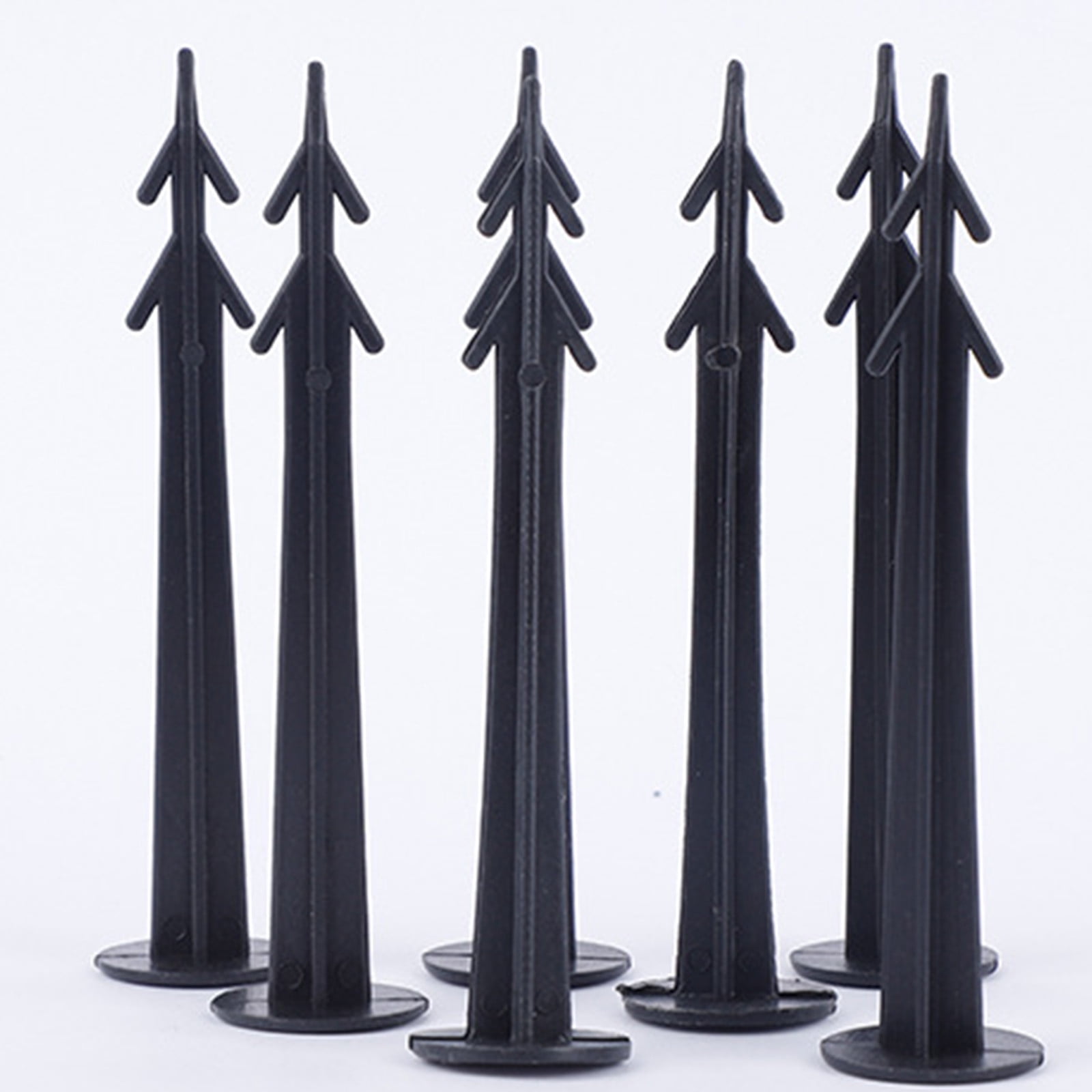 Landscape Edging Stakes,Garden Staples 100Pcs Plastic Garden Spikes ...