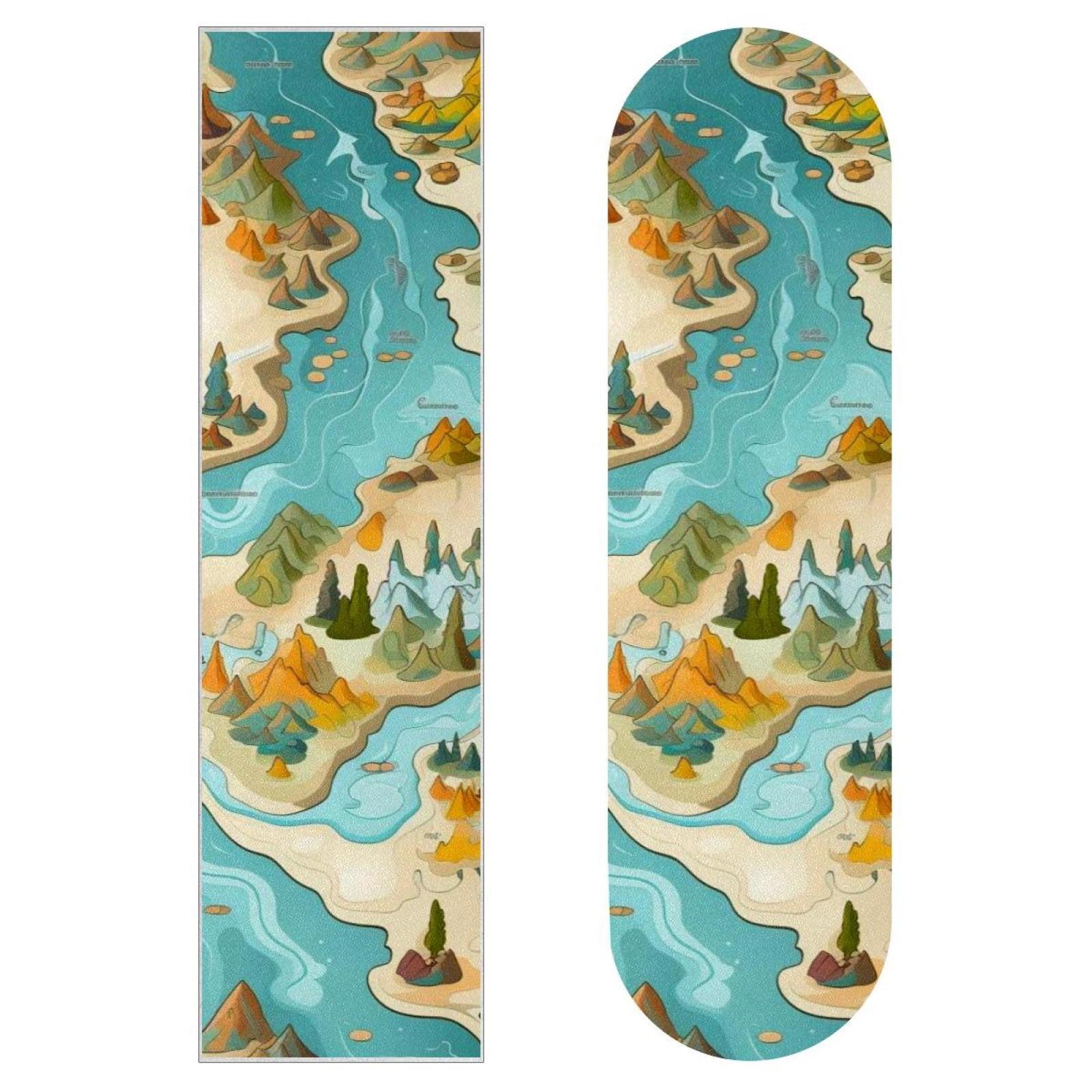Landscape Emery Skateboard Stickers Pack of Two | PVC Back Material | 8 ...