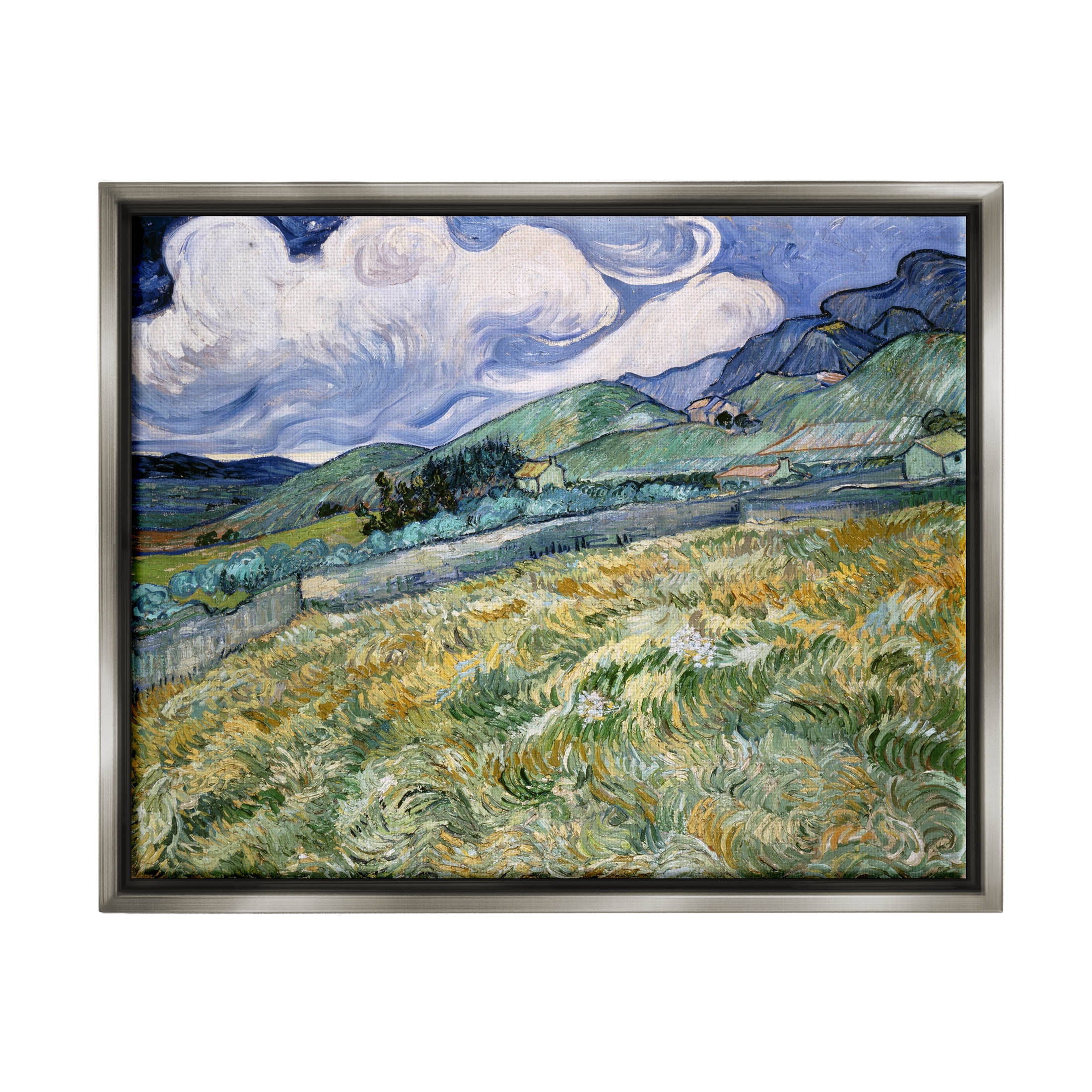 Landscape From Saint Remy Van Gogh Framed Art Print - Walmart.com
