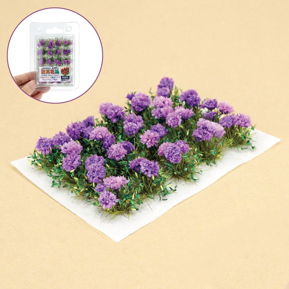 Landscape Layout Grass Tuft Garden Scenery DIY Modeling Wargame Model ...