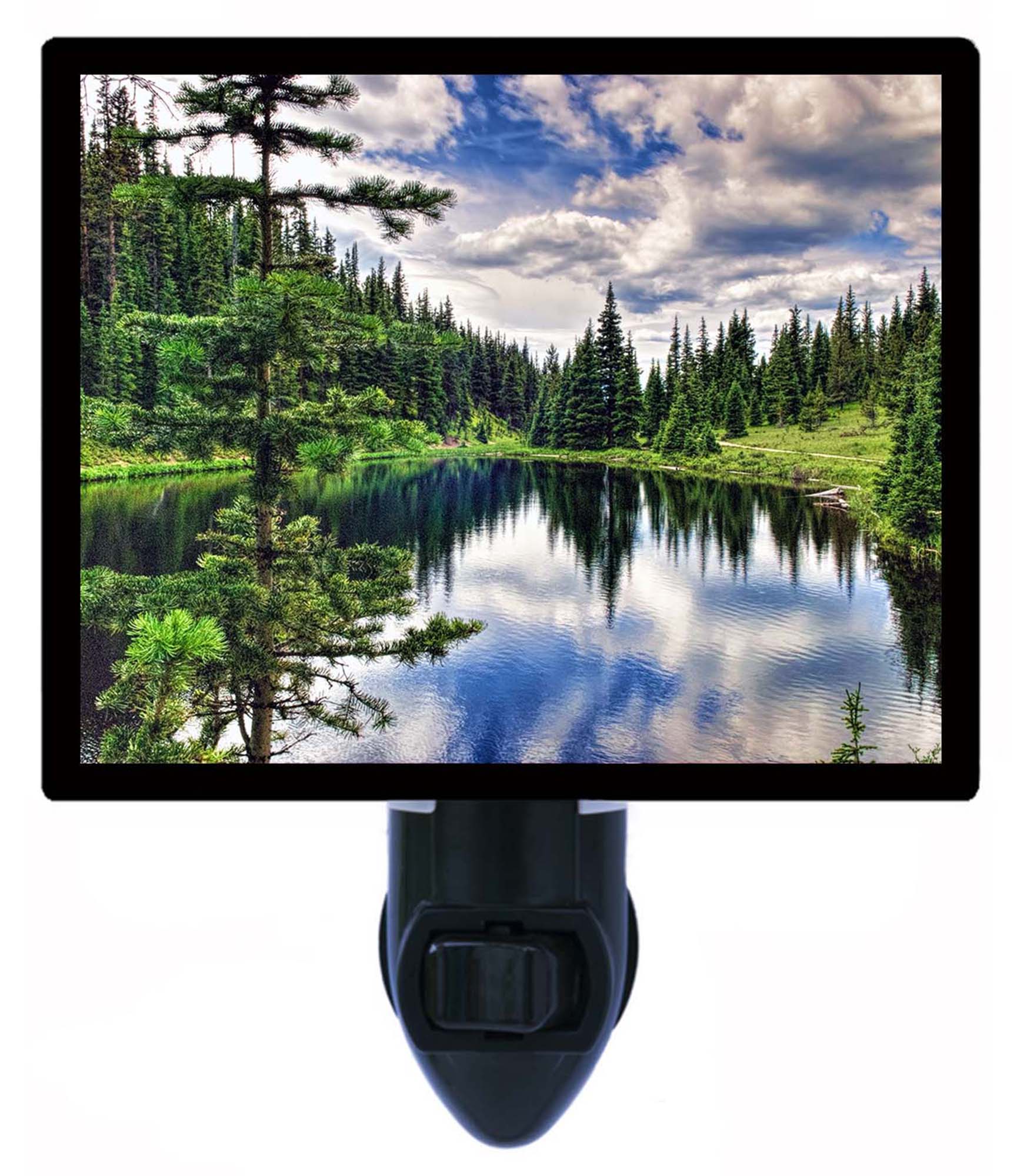 Night Light - Hidden Lake. | Landscape Theme, Includes Free Switchable ...