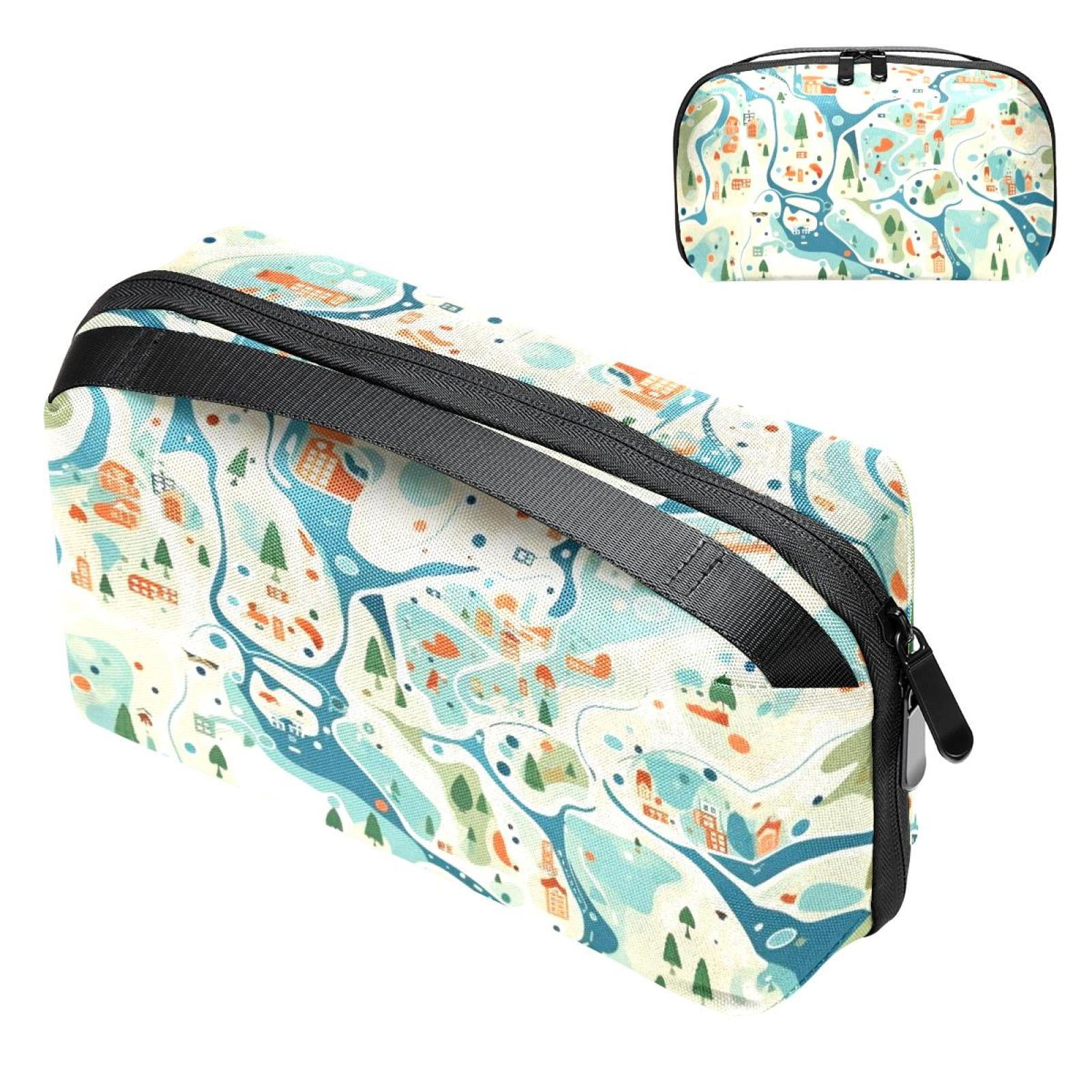 Landscape Oxford Cloth Waterproof Travel Organizer Storage Pouch Cable ...