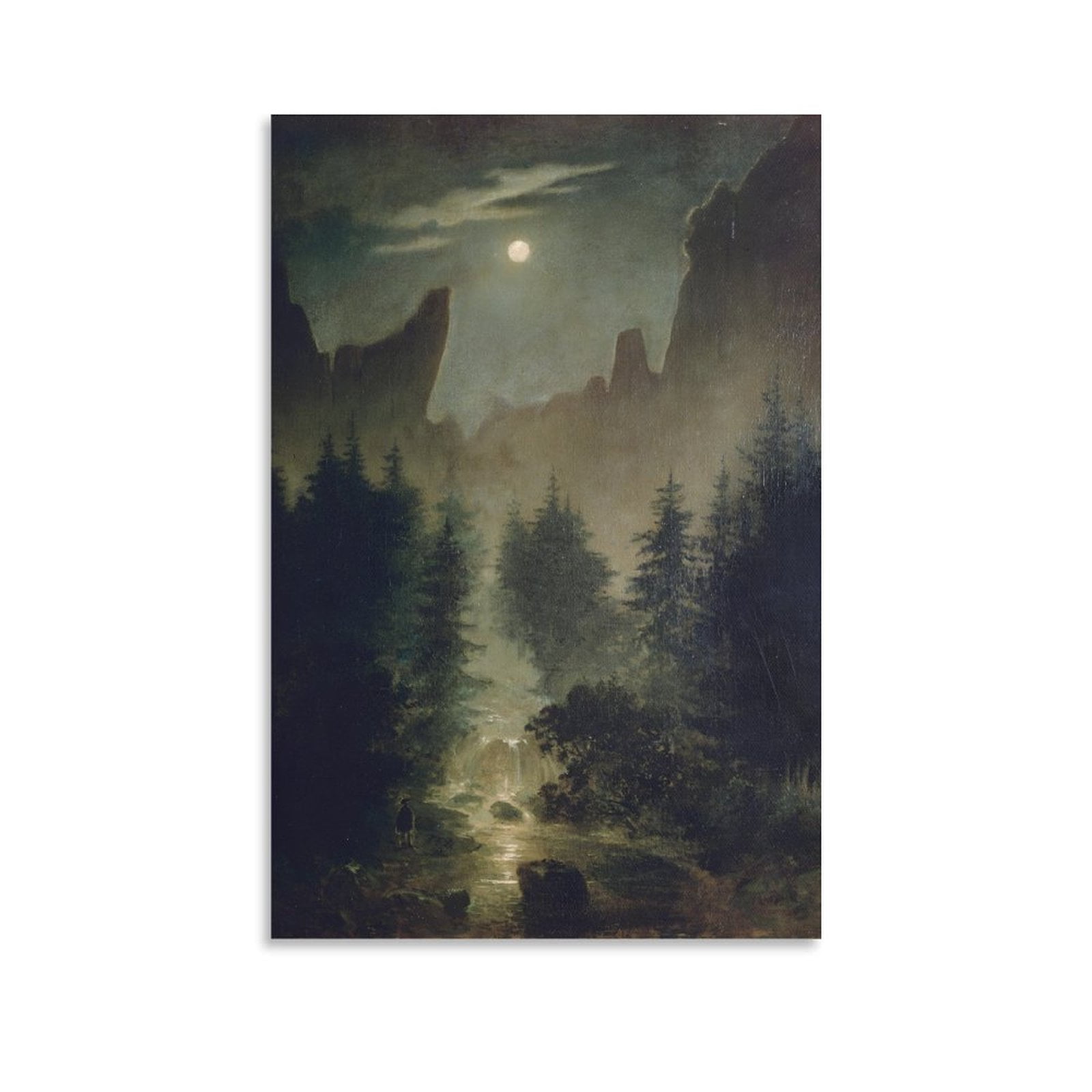 Landscape Painter Uttewalder Grund Caspar David Friedrich Poster Wall ...