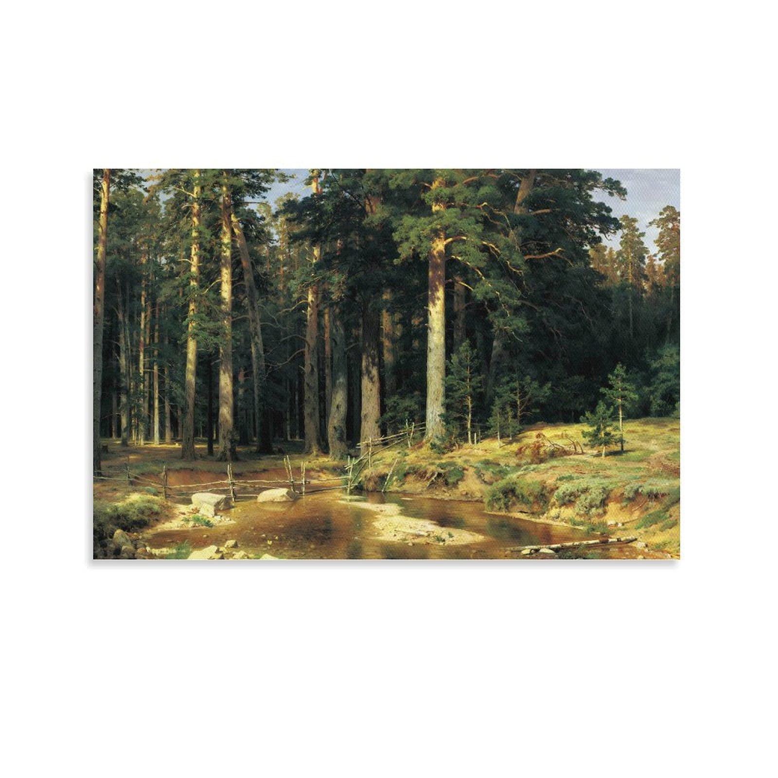 Landscape Painters Ivan Shishkin The Mast-Tree Grove Study Poster ...