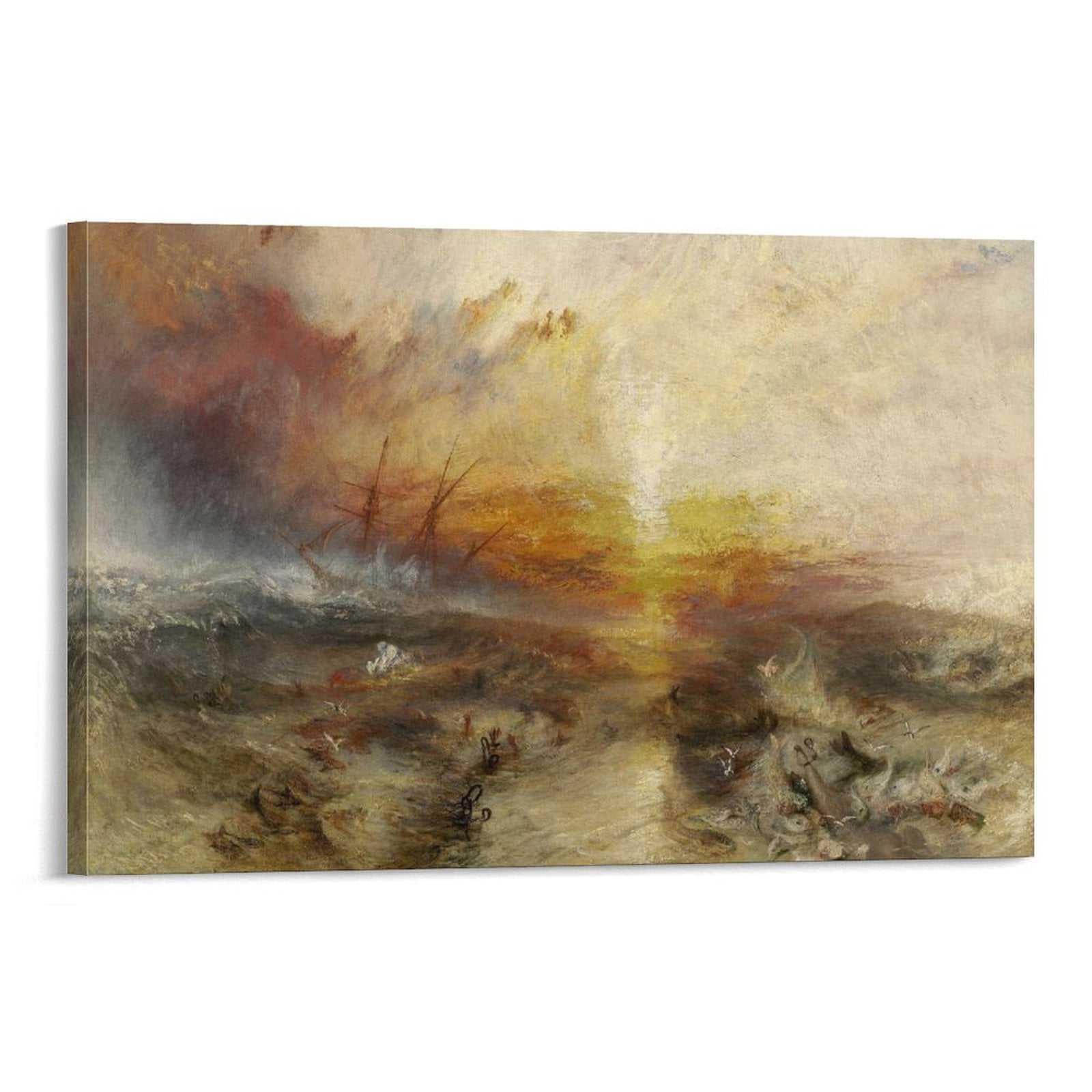 Landscape Painters William Turner Slave Ship Poster Picture Print ...