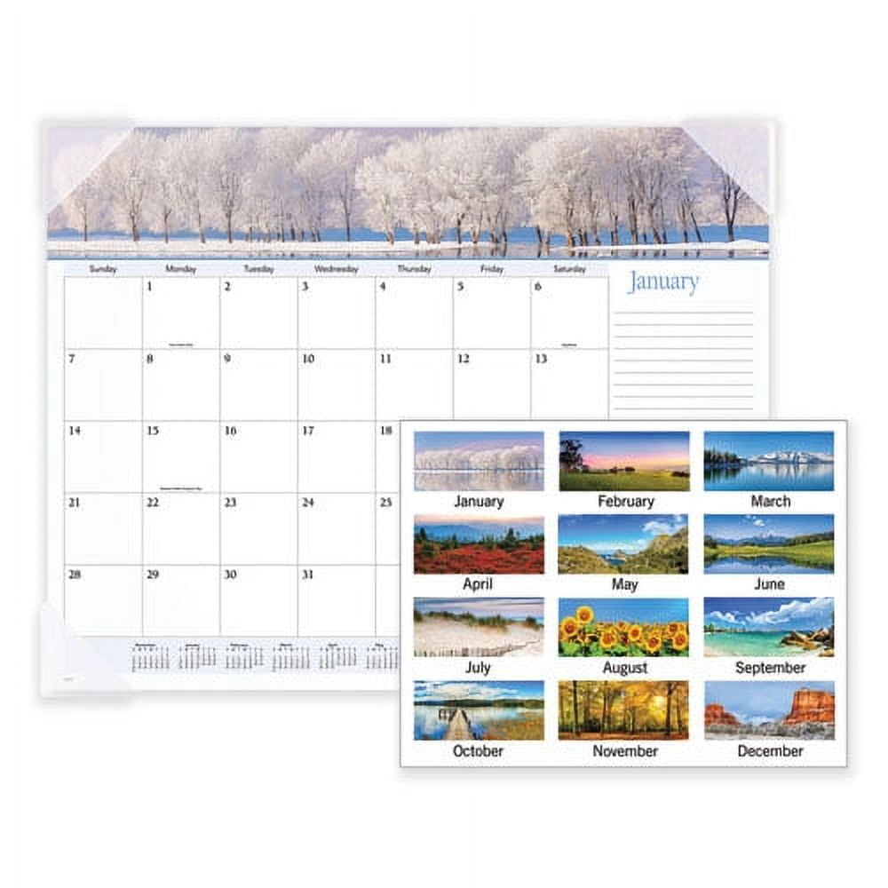 Landscape Panoramic Desk Pad, Landscapes Photography, 22 x 17, White ...