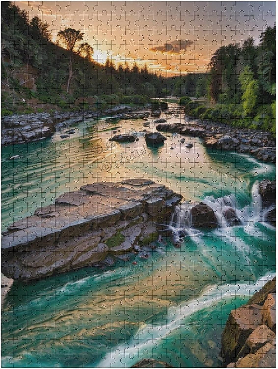 Landscape Puzzles for Adults 500 Pieces, Nature Puzzle with Forest Lake ...