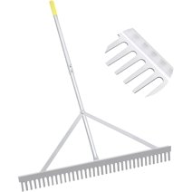 Midwest Rake LLC 14136 36 in. Red Aluminum Classic Rake - Walmart.com