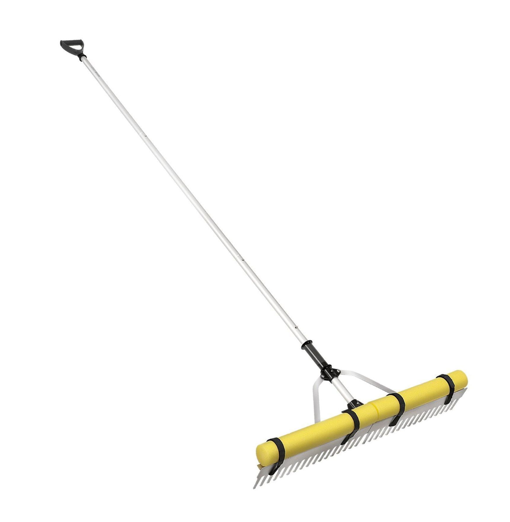 Landscape Rake, 36" Head Aluminum Landscape Rake, Lake Weed Rake with ...