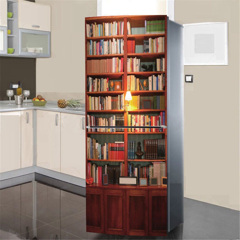 Plant Water Refrigerator Sticker Bookcase Scenery Stickers Muraux ...