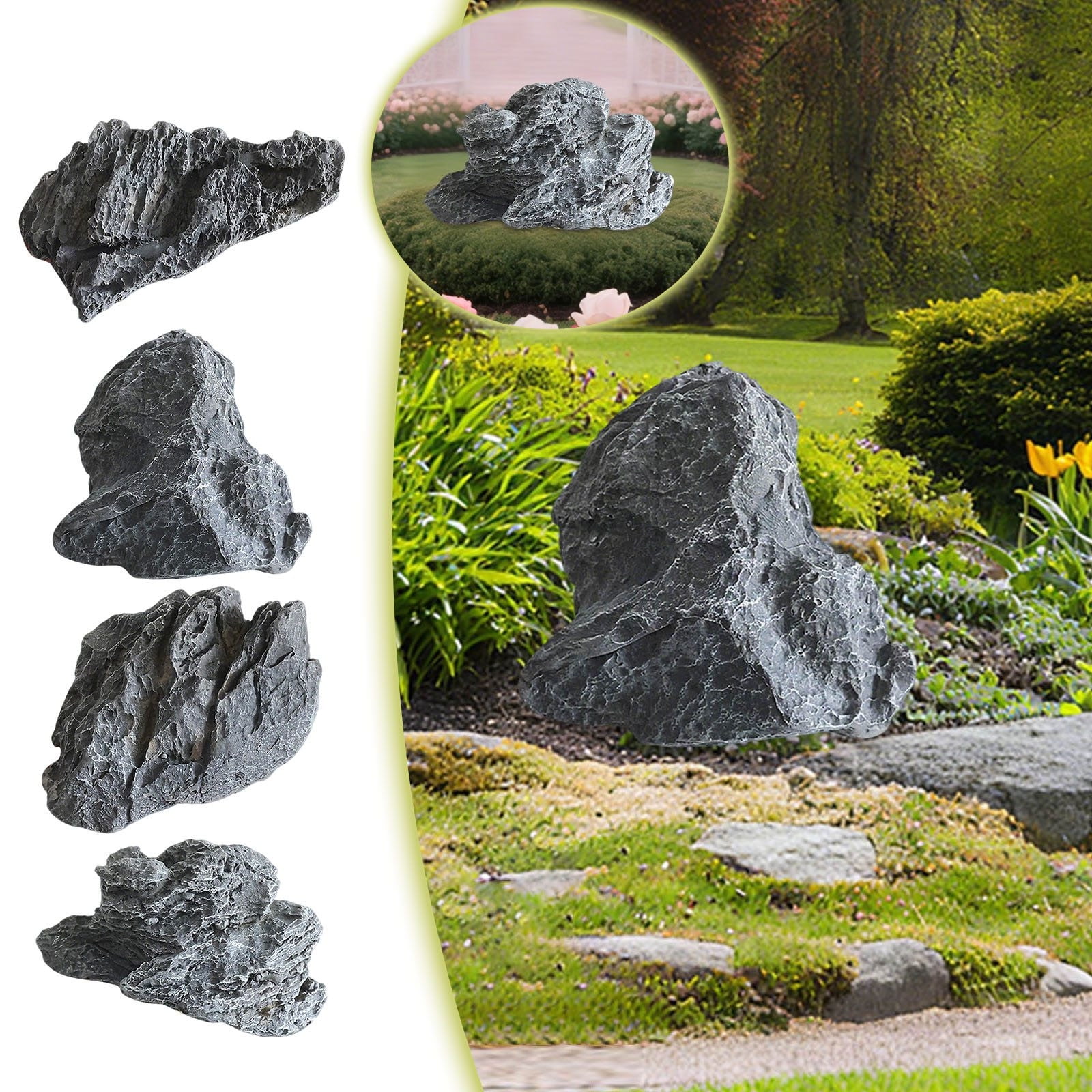 Landscape Rock – Fake Rocks for Outdoor Landscaping – Decorative Faux ...