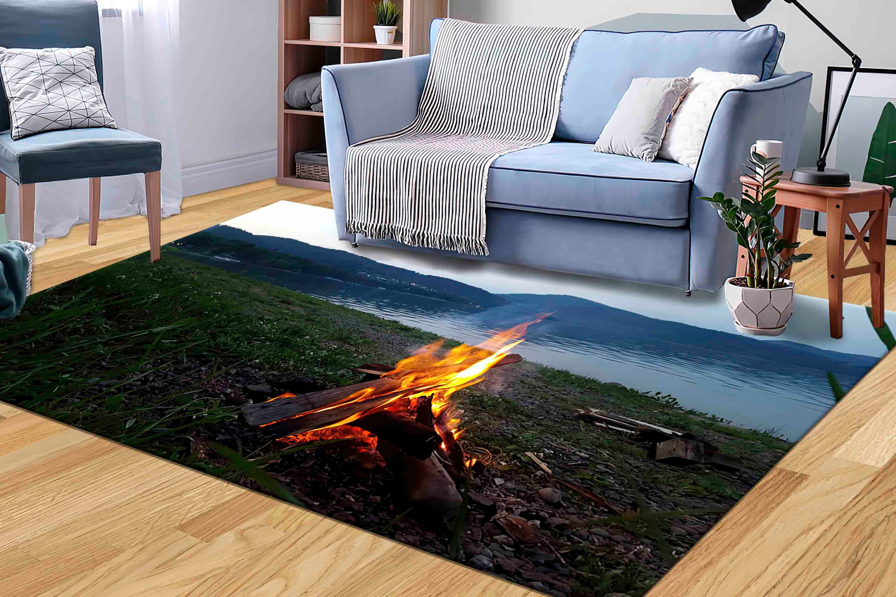 Landscape Rug, Customs Rug, Office Decor Rugs, Large Rug, Landscape Rug ...