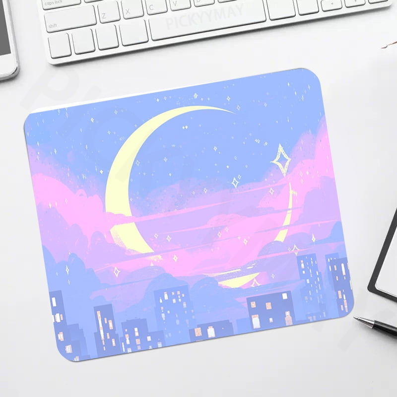 Landscape Small Mouse Mat Sailor Moon Gaming Mousepad Secret Forest ...
