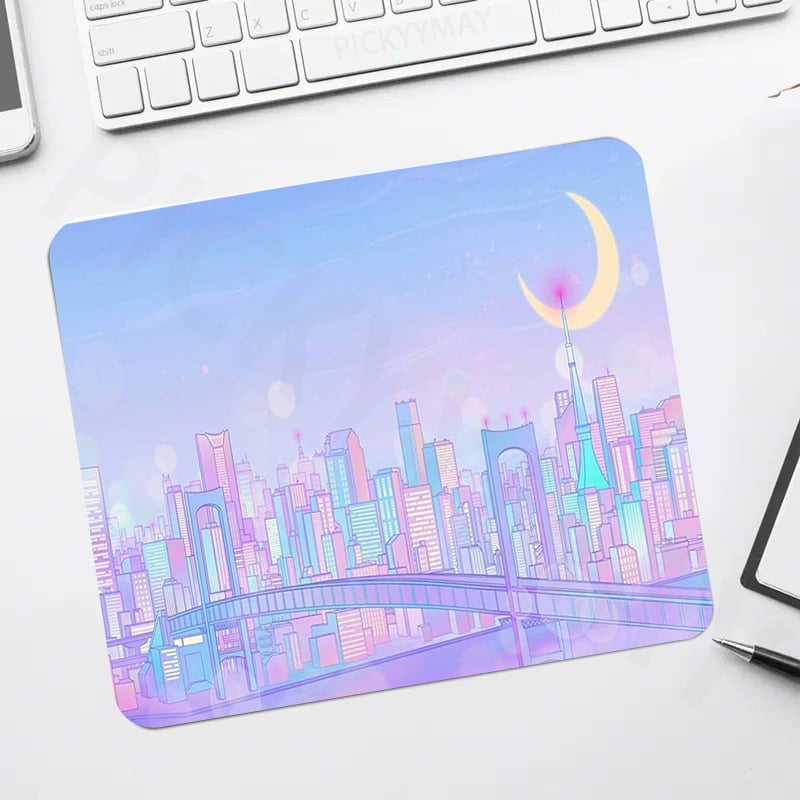 Landscape Small Mouse Mat Sailor Moon Gaming Mousepad Secret Forest ...