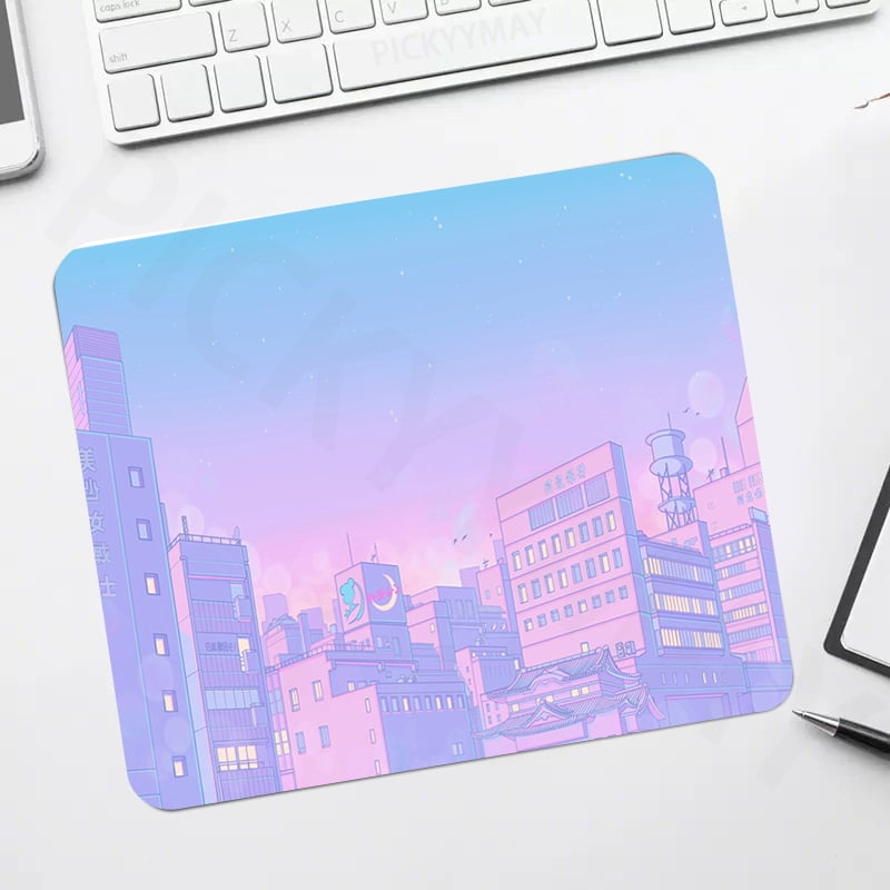 Landscape Small Mouse Mat Sailor Moon Gaming Mousepad Secret Forest ...