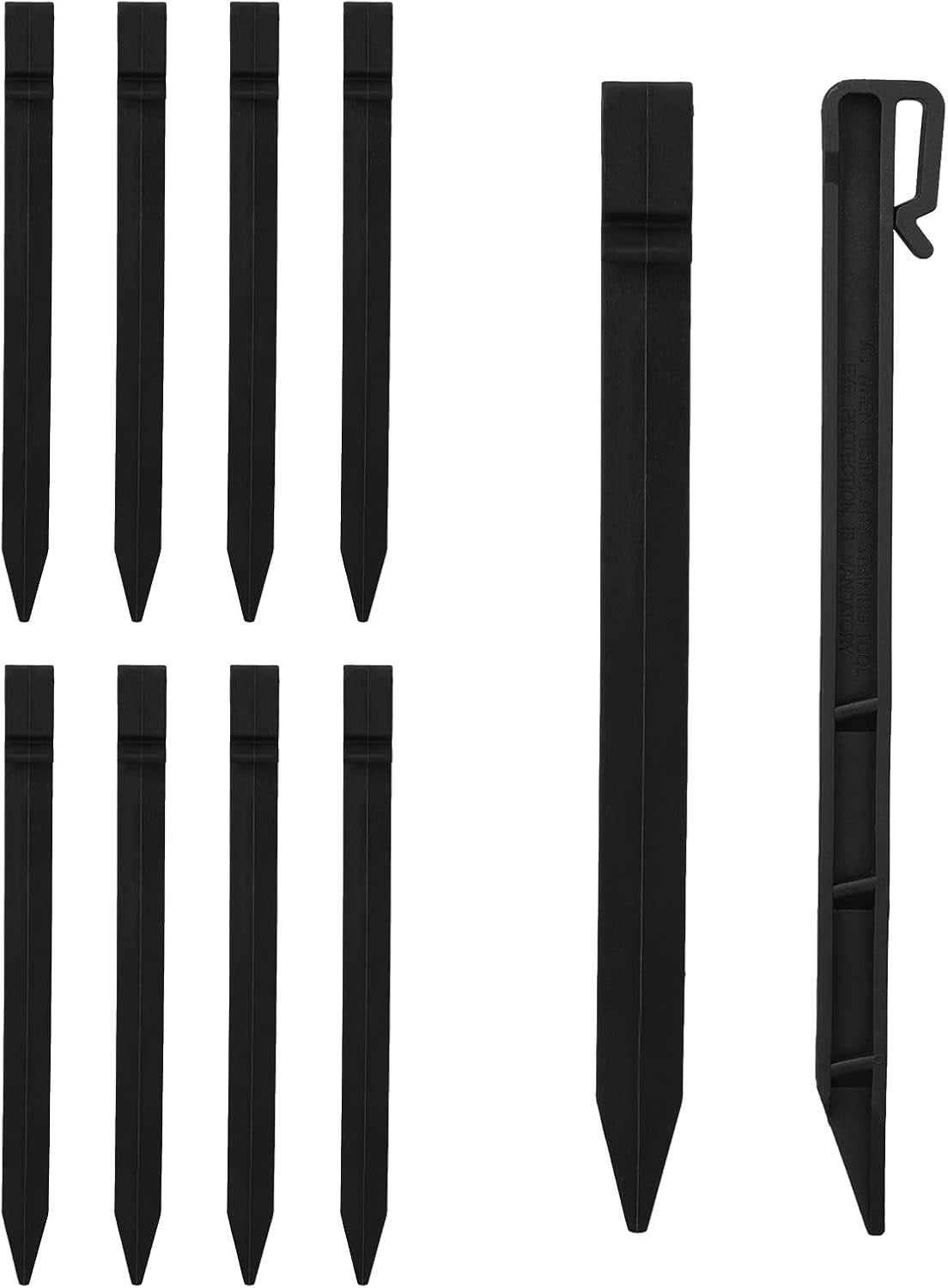 Landscape Stakes, Clever Design for Firm Ground Clamp, Great for Patio ...