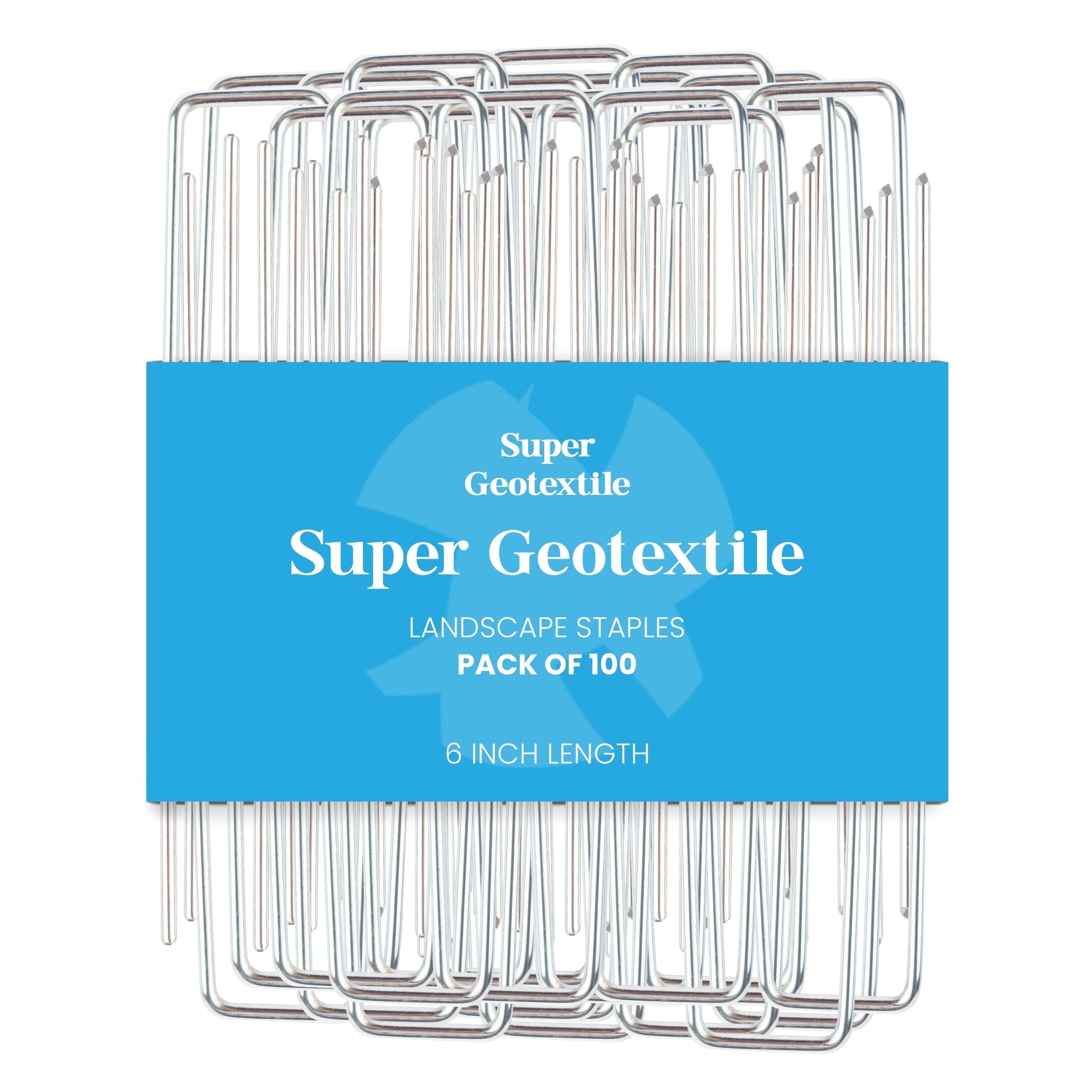 Super Geotextile Landscape Staples - Heavy Duty 11 Gauge Galvanized U ...