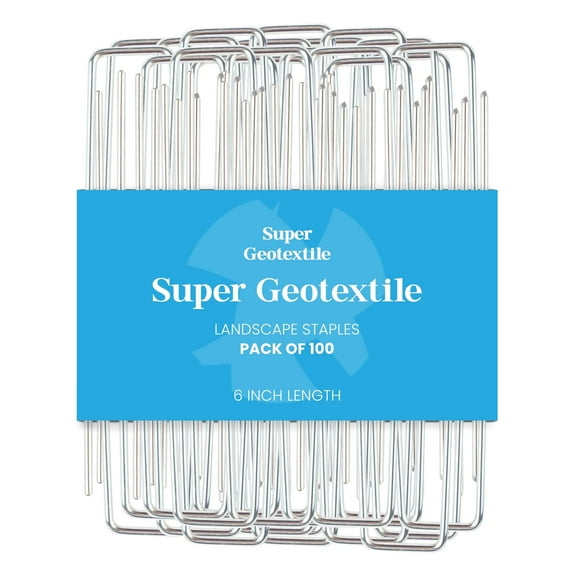 Super Geotextile Landscape Staples - Heavy Duty 11 Gauge Galvanized U ...