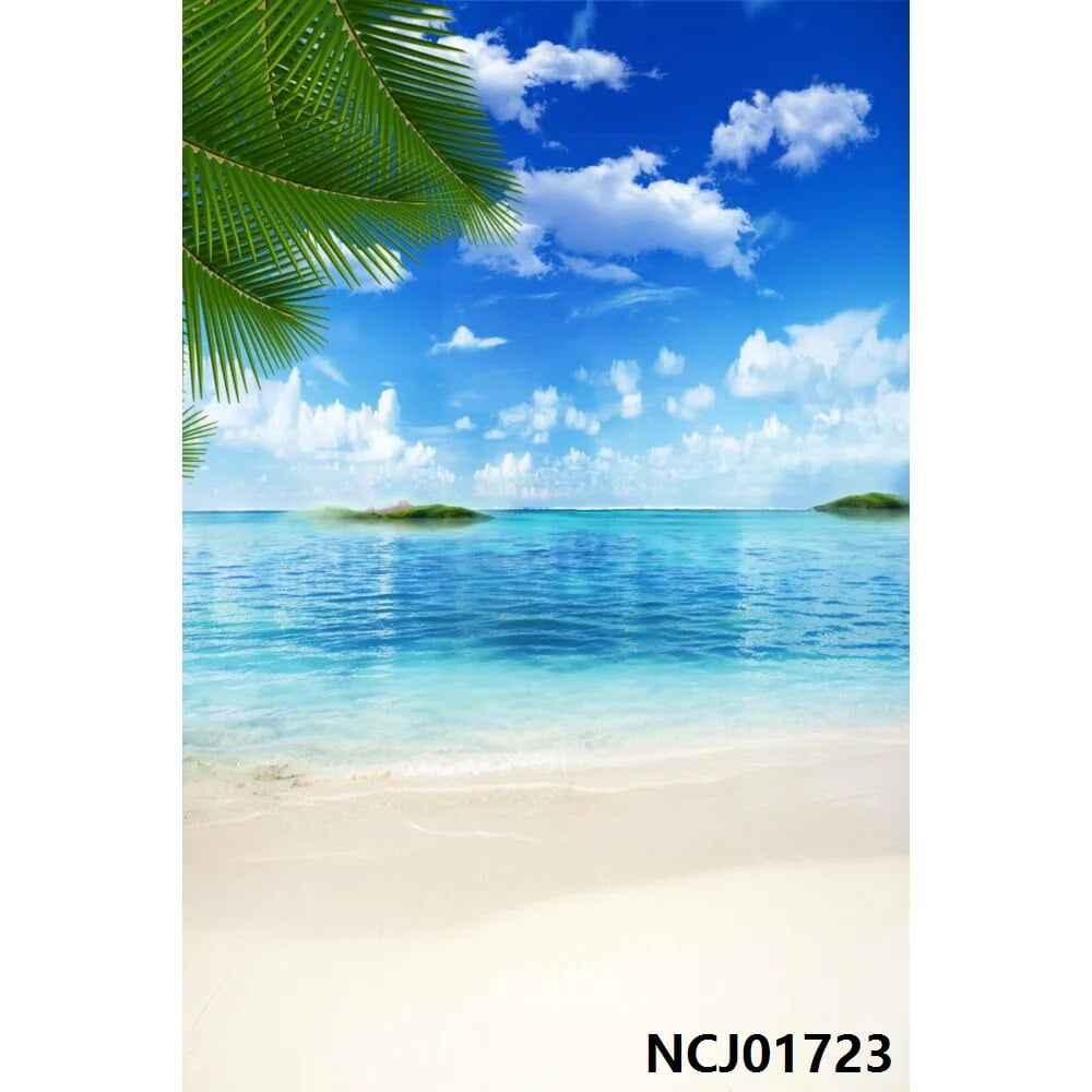 Landscape Summer Seaside Banner Poster Portrait Scene Photographic ...