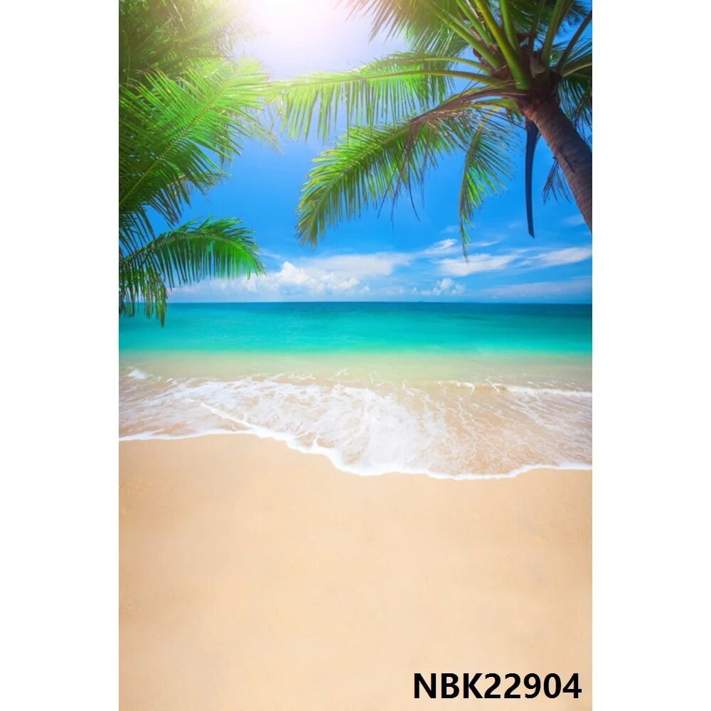 Landscape Summer Seaside Banner Poster Portrait Scene Photographic ...