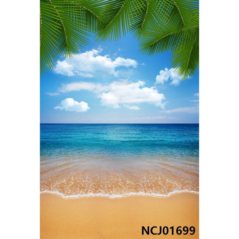 Landscape Summer Seaside Banner Poster Portrait Scene Photographic ...