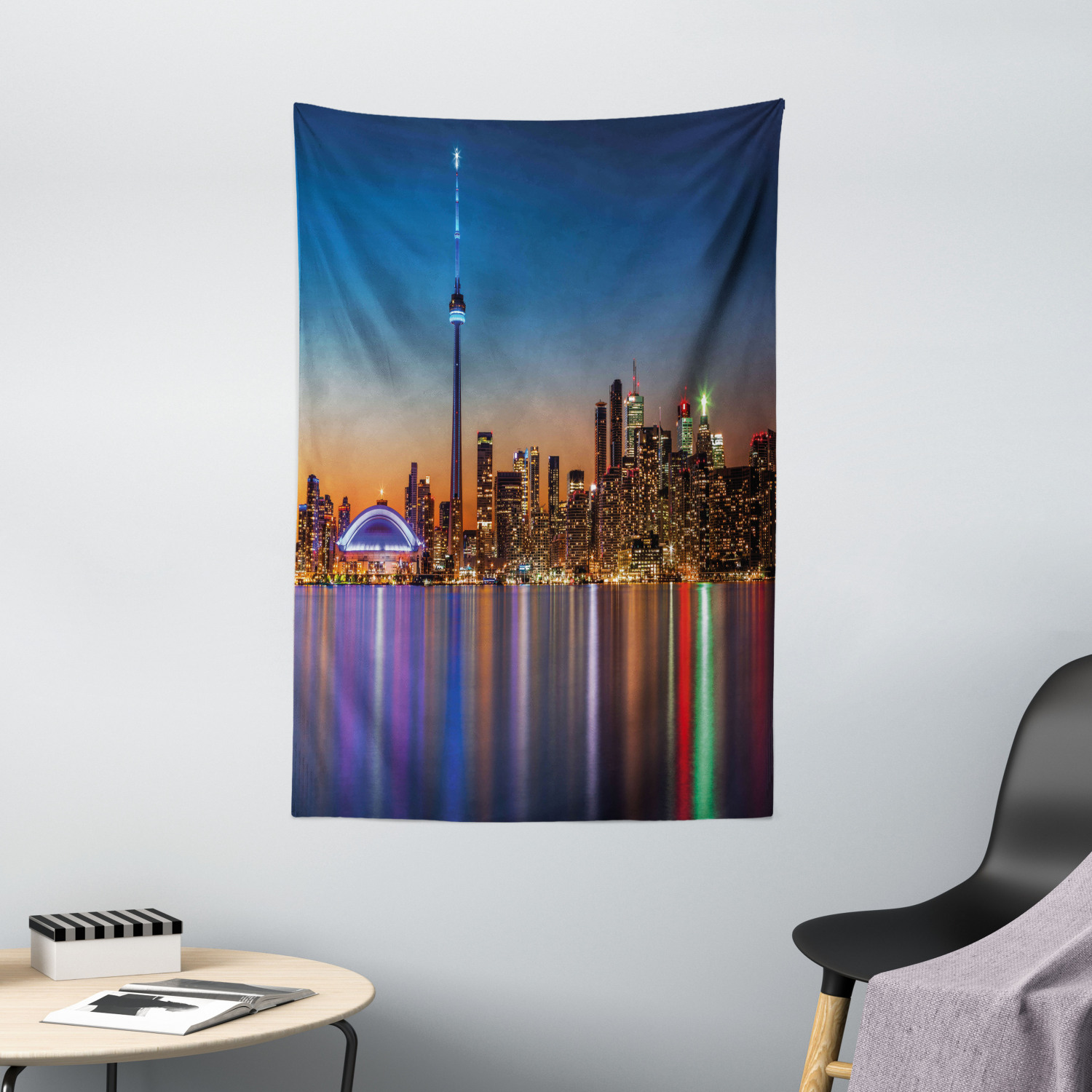 Landscape Tapestry, Urban Theme A Cityscape View of Toronto and the ...