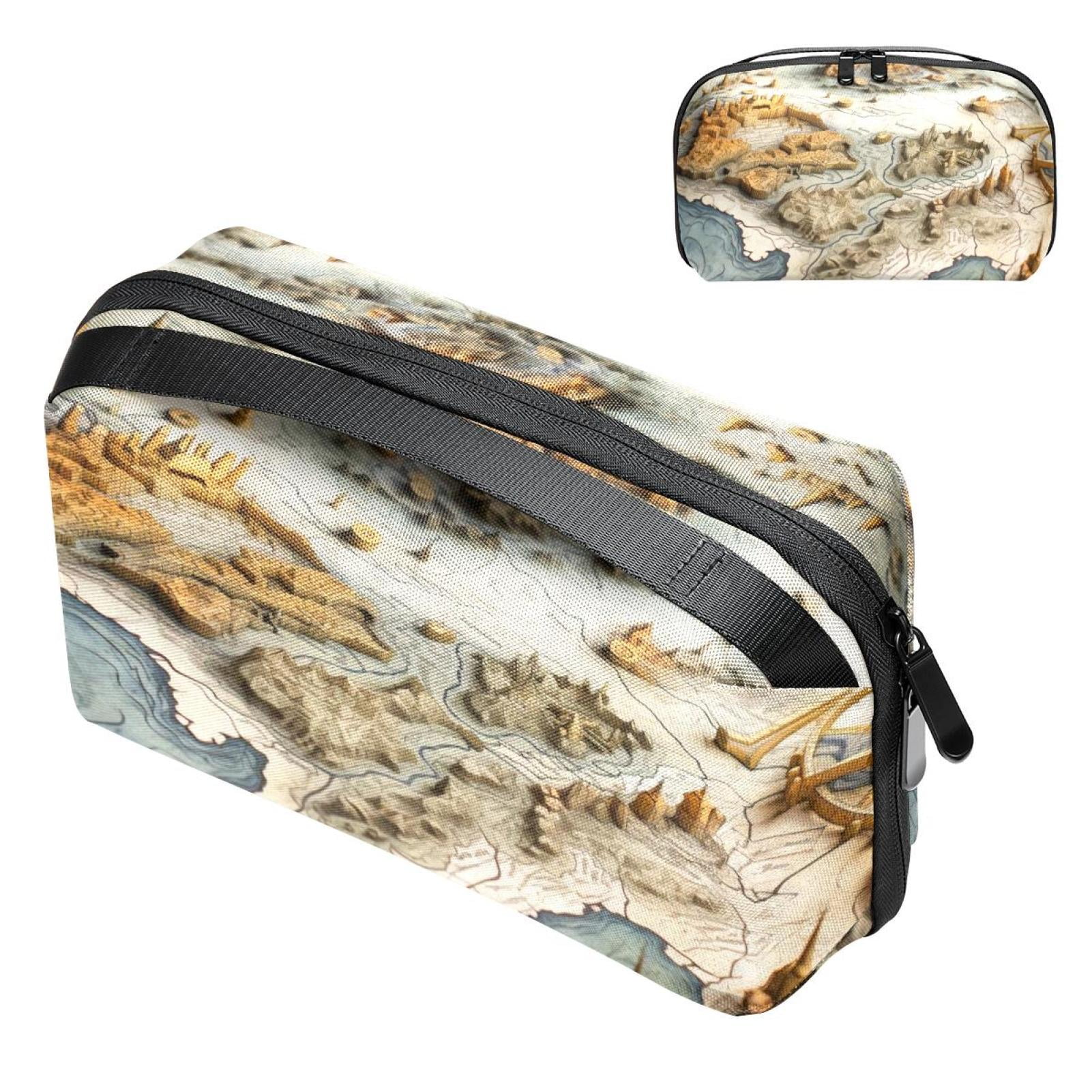 Landscape Travel Organizer Hard Drive Case Small Travel Case USB Cable ...