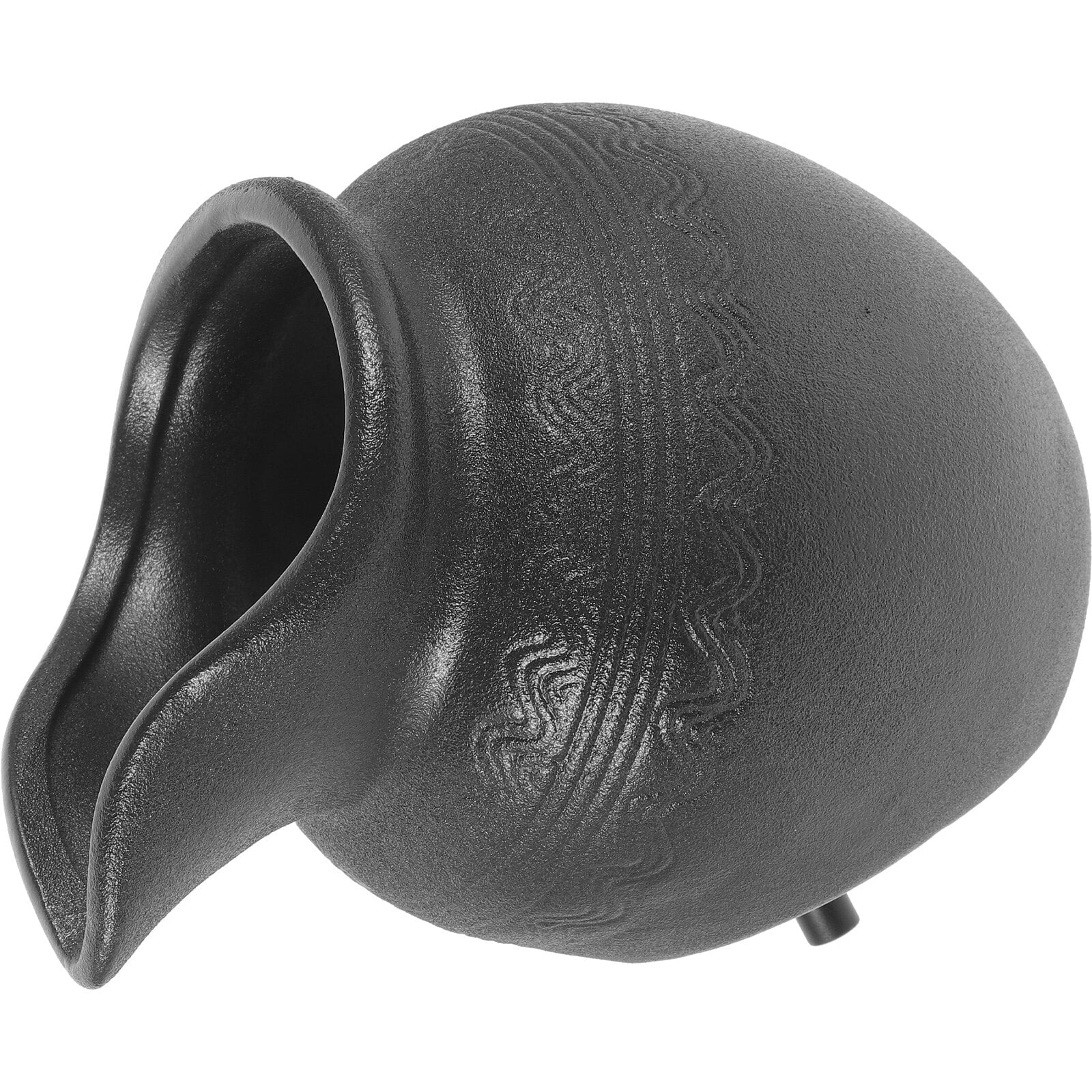 TABLZONE Black Ceramic Decorative Plant Watering Jar with Comfortable ...