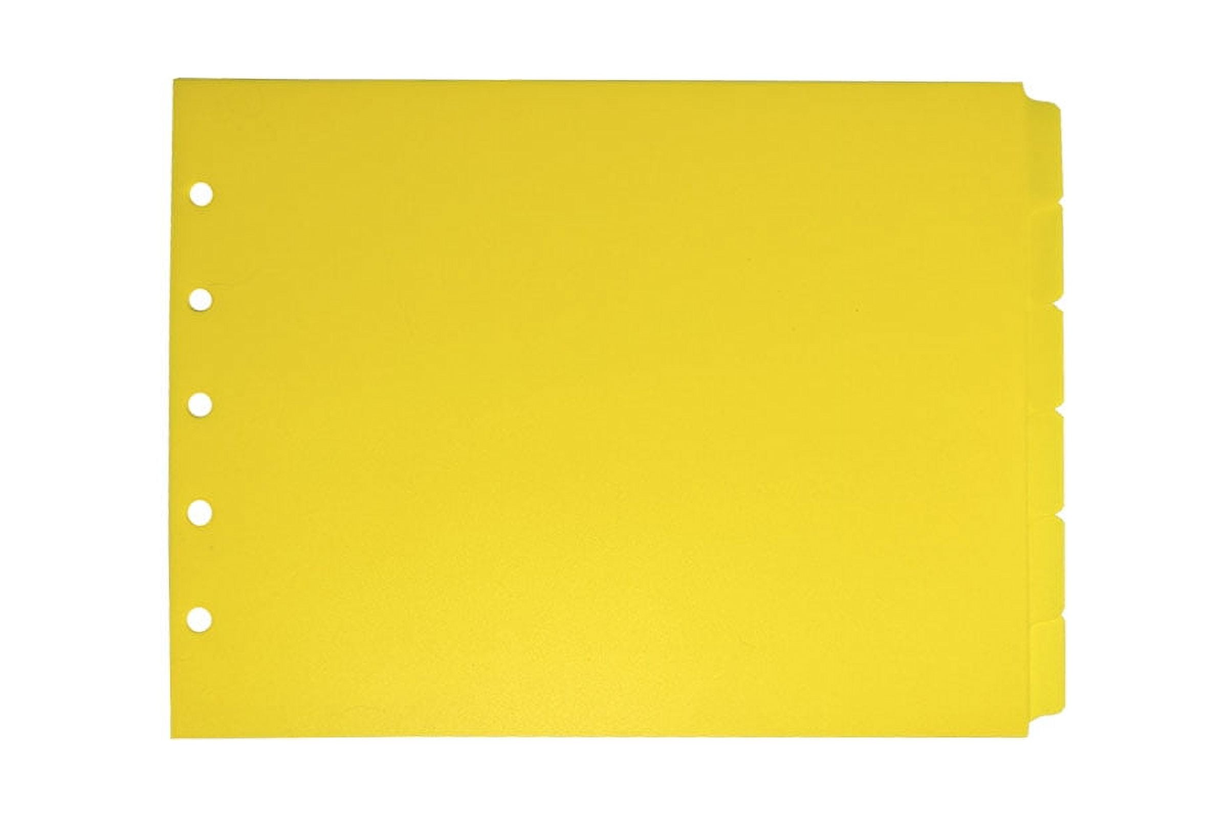 Landscape Yellow Index Tabs - 6 per set - Walmart.com