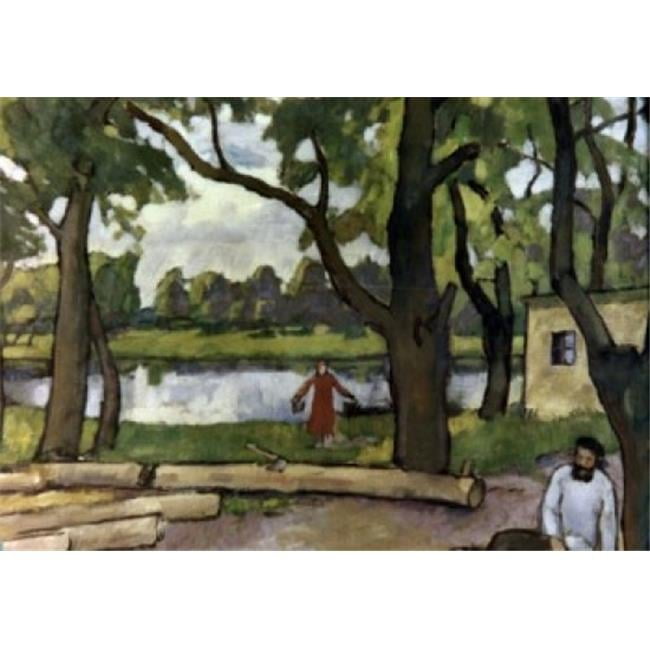 Landscape with Logs by Kazimir Malevich Circa 1900 1878-1935 Poster ...