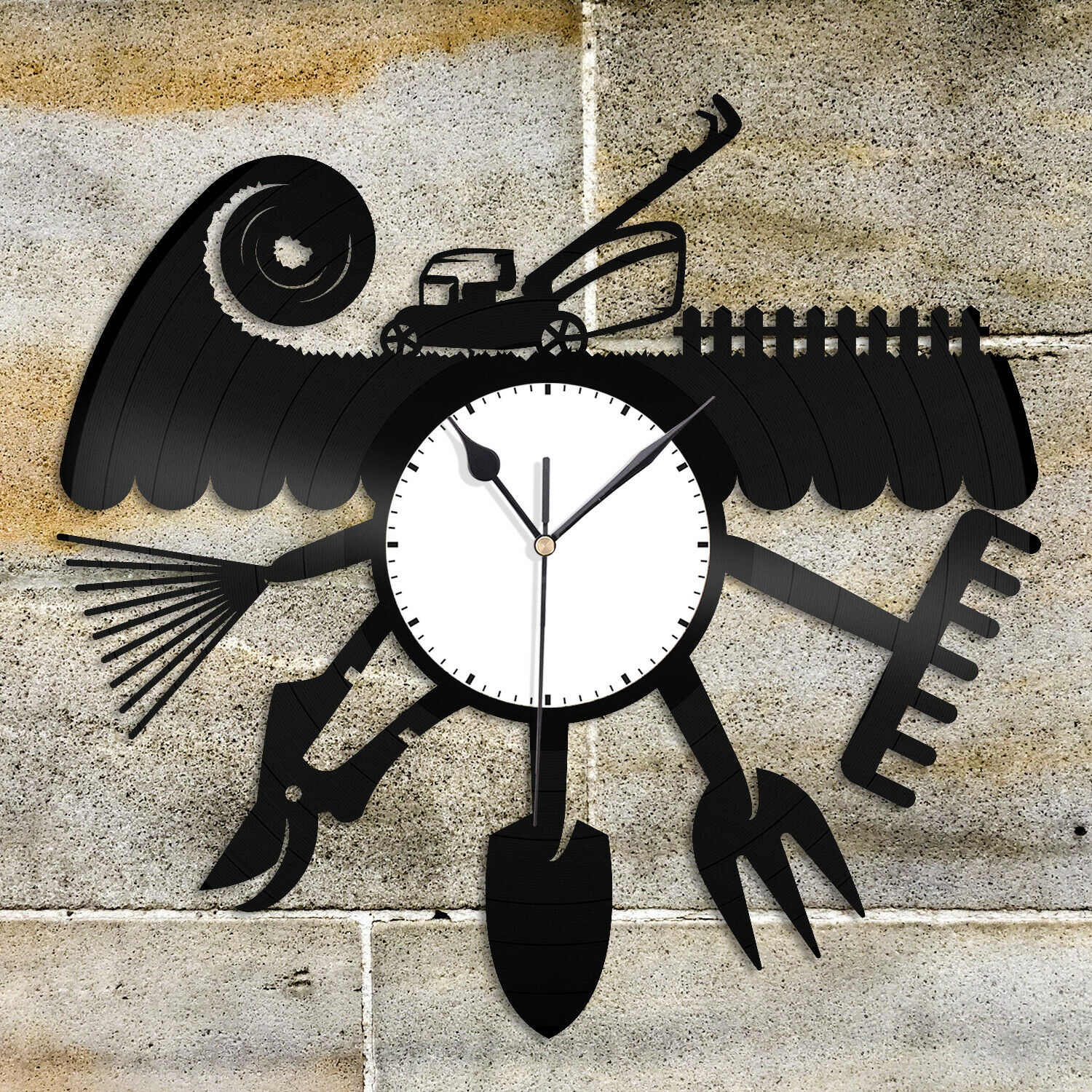 Landscaper Vinyl Wall Clock Souvenir Unique Gift for Friends Home ...