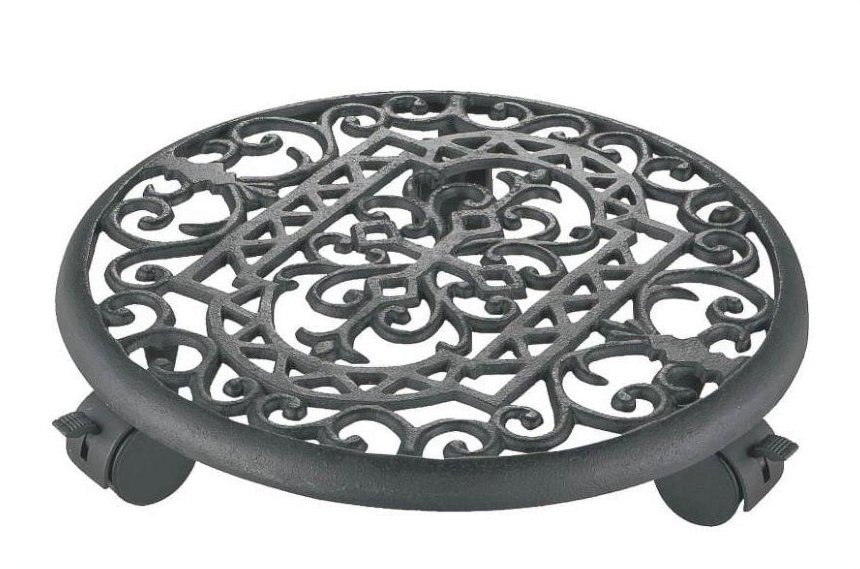 Landscapers Select W52890-3L Planter Dolly, Black Shelf, Each - Walmart.com