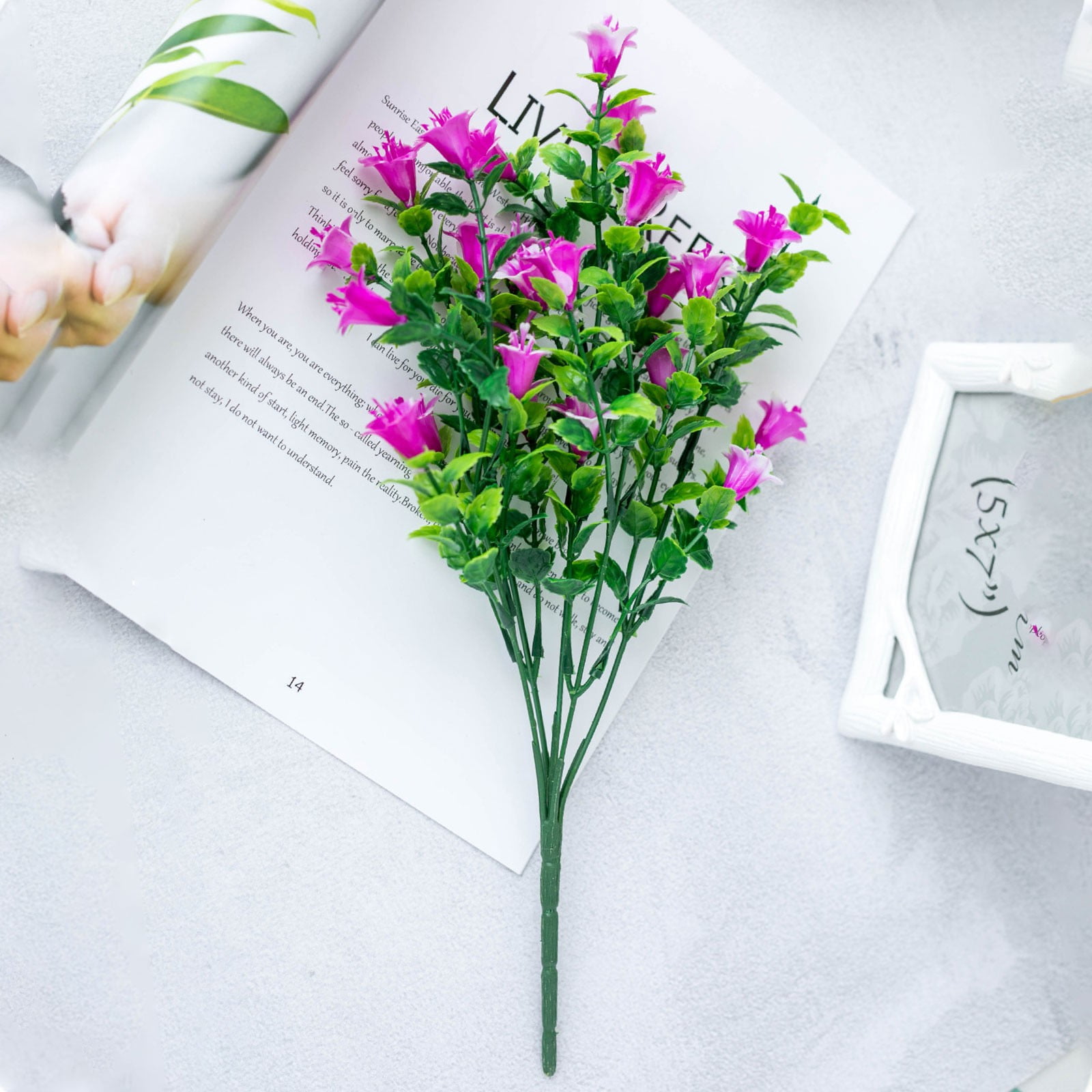 Landscaping Decor, Fake Plants Indoor, Artificial Stems, Fake Flowers ...