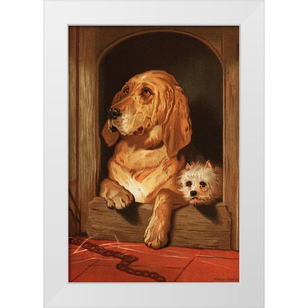 Landseer, Sir Edwin 11x14 White Modern Wood Framed Museum Art Print ...