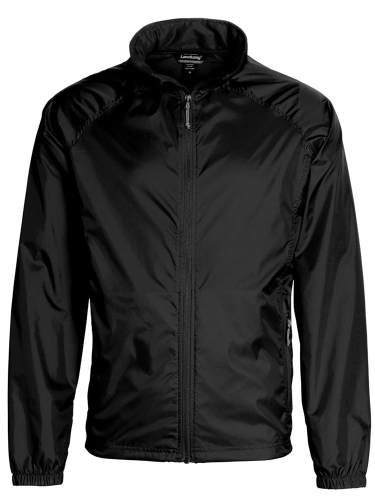 Landway Men's Nylon Windbreaker Zippered Pockets Full Length, Style ...