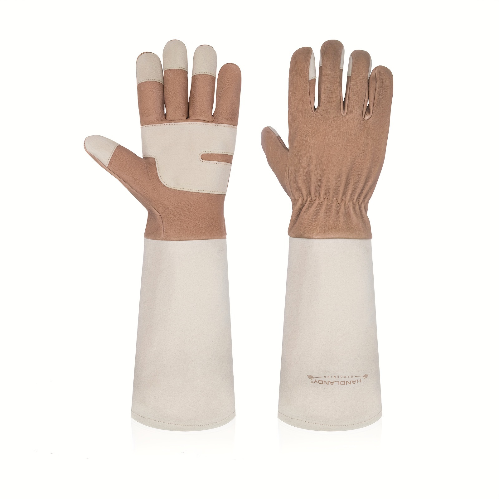 Landyachts Gardening Gloves - Thorn-Proof, Sun & Slip Resistant Leather ...