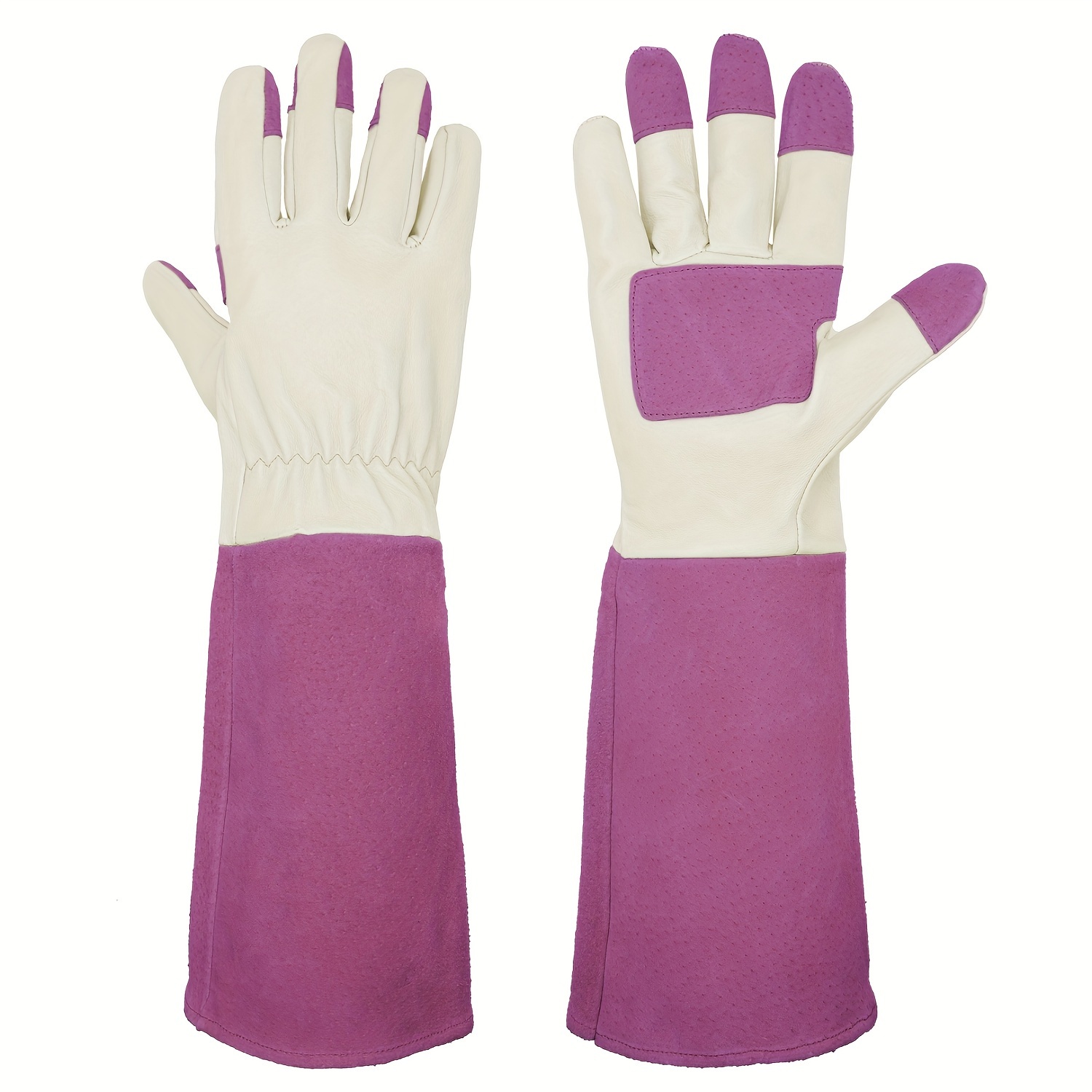 Landyachts Gardening Gloves - Thorn-Proof, Sun & Slip Resistant Leather ...