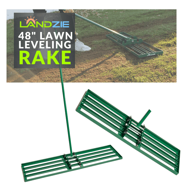Landzie 48" Lawn Leveling Rake with Powder Coated Handle - Walmart.com