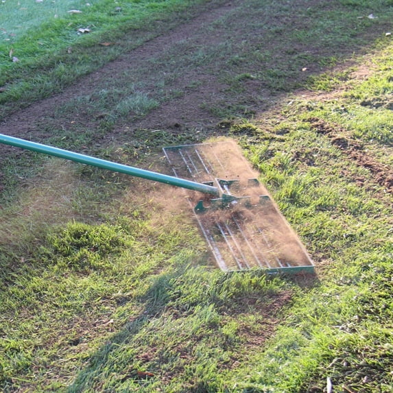 Landzie Heavy-Duty Steel Lawn Leveling Rake - 36 Inch Wide, 72 Inch ...