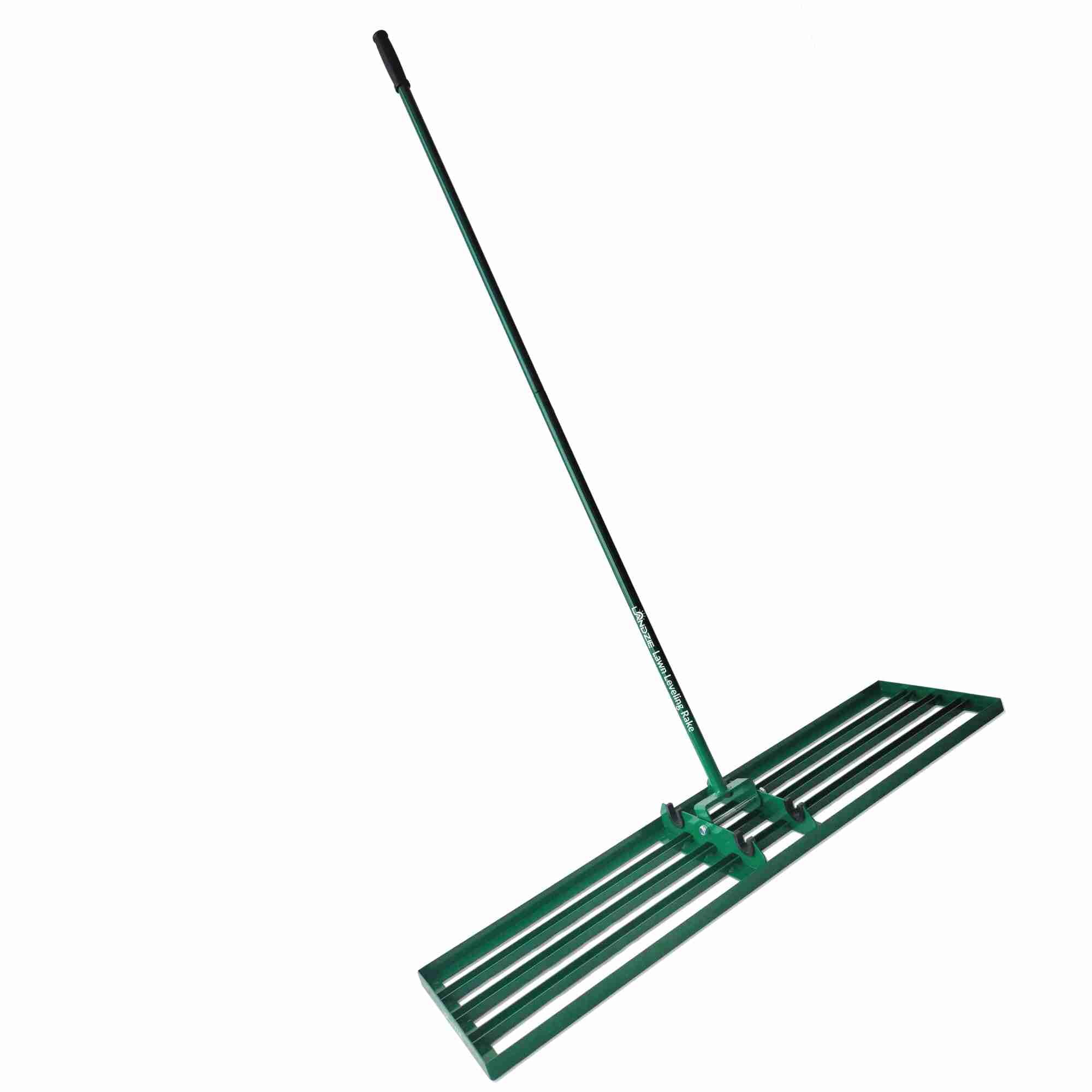 Landzie Lawn Leveling Rake - 48 inch Wide 72 Inch Handle Powder Coated ...
