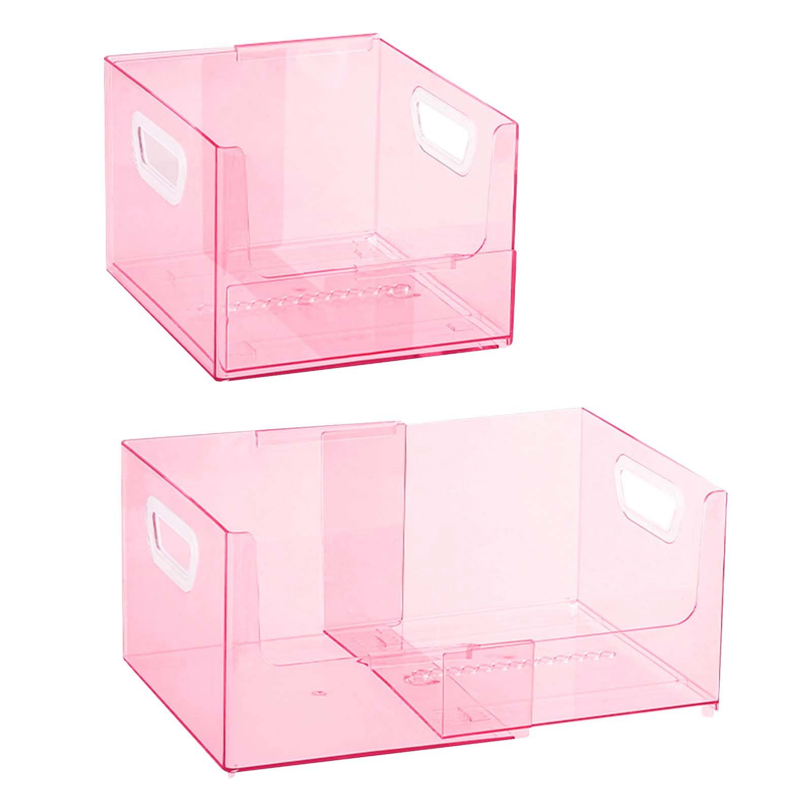 Landzoo Clear Colored Storage – Adjustable Plastic Organizer For Books ...