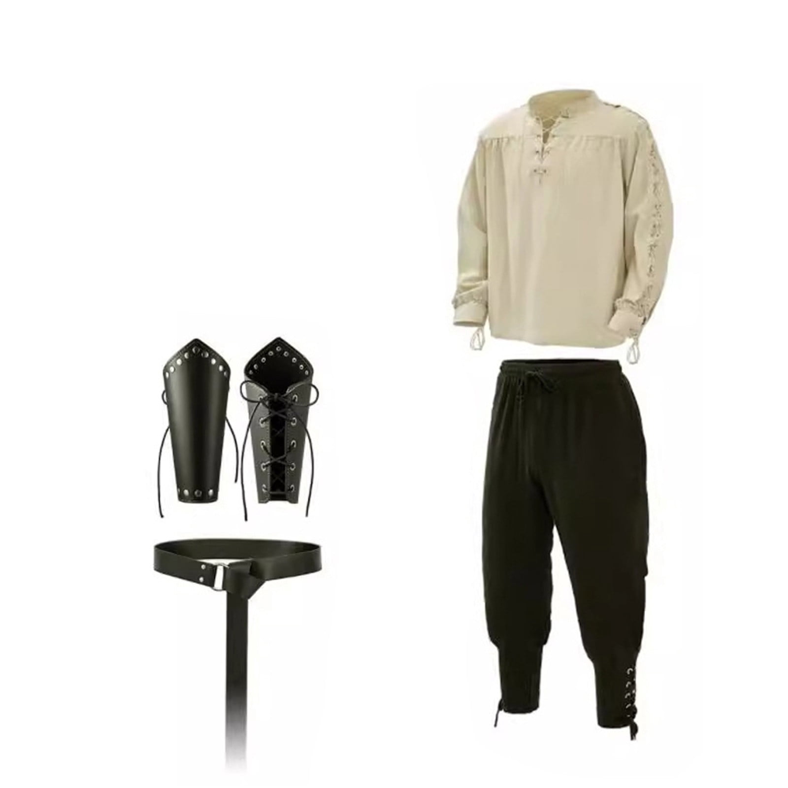 Landzoo Male Classic Lace Up Shirt Shirt Pants Carnival Oktoberfest ...