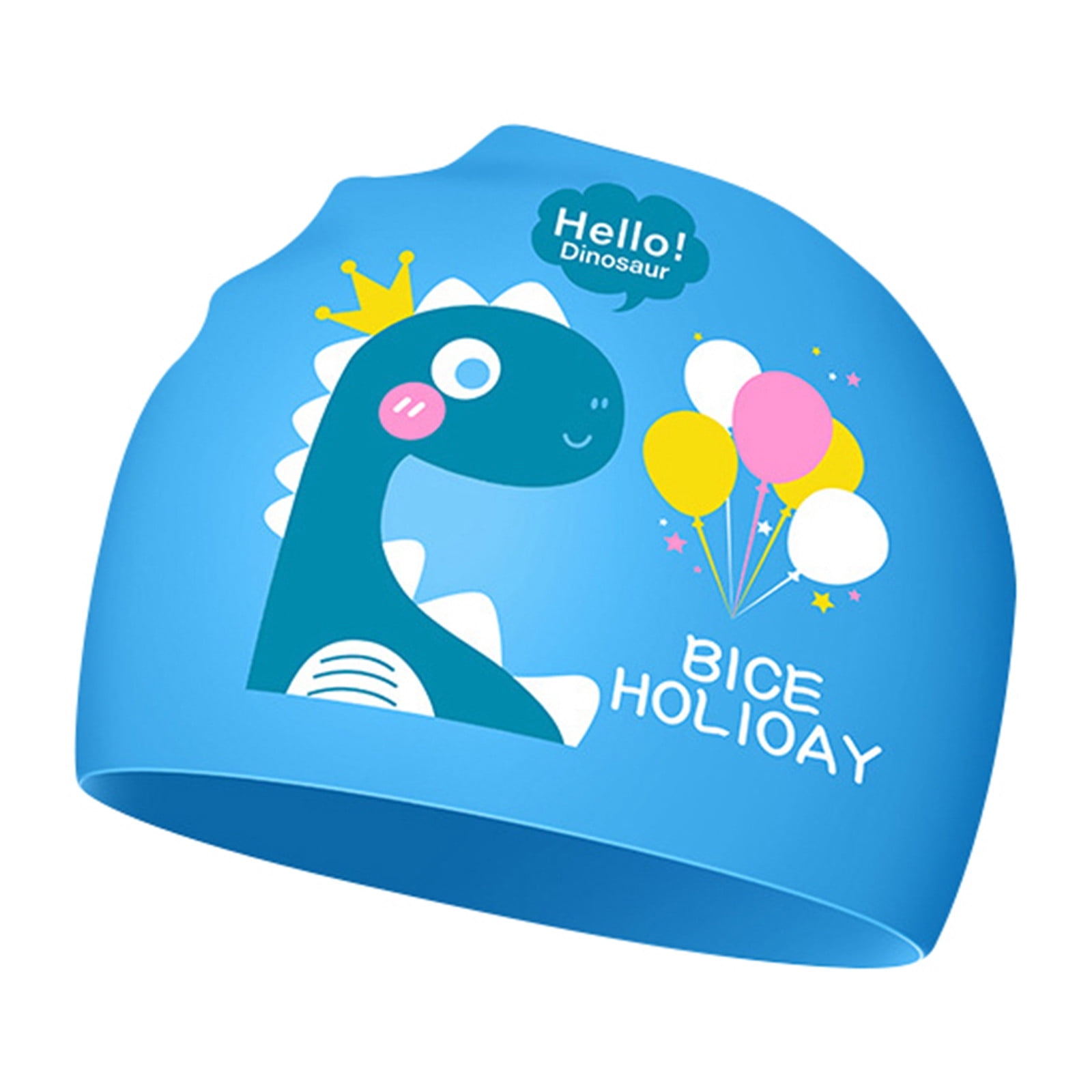 Landzoo One Children's Silicone Swimming Caps Are Cartoon Cute And Non ...