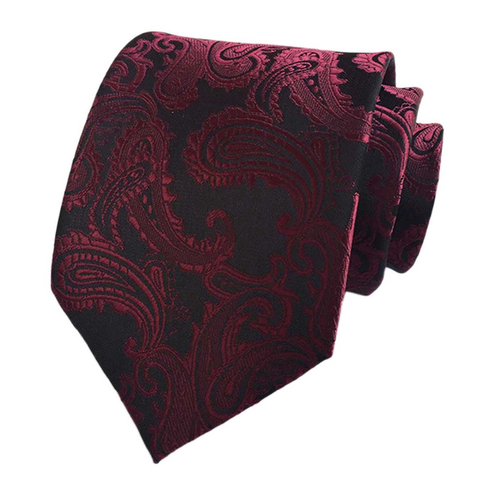 Landzoo One Elegant Men's Floral Silk Tie For Wedding Party Business ...