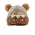Landzoo One Infant Hat Girls Boys Winter Double Cute Expression Knitted ...