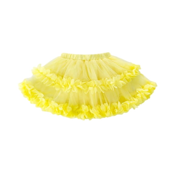 Landzoo One Net Short Skirt Double Layered Petal Short Skirt Children's ...