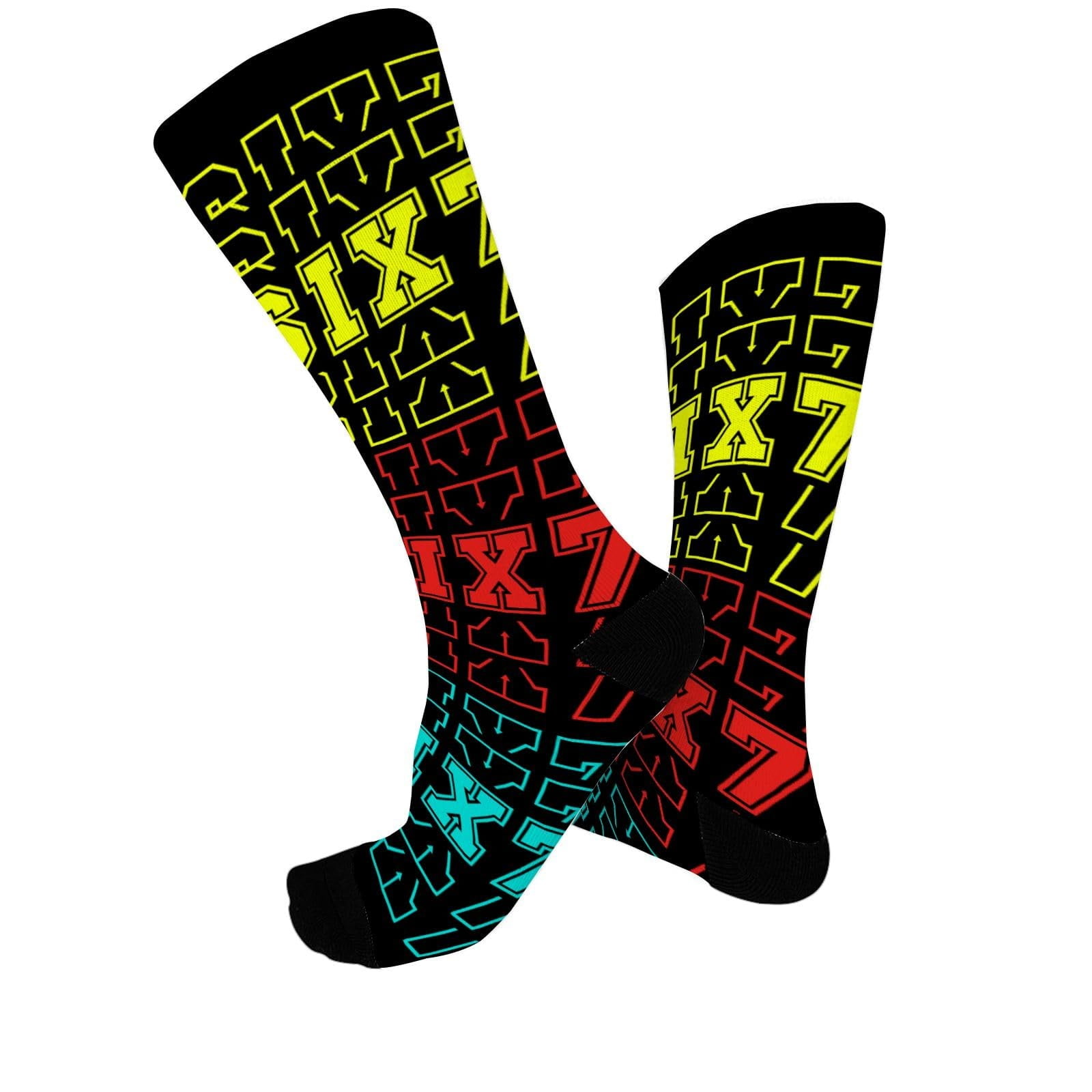 Landzoo One Print Baseball Stockings With Dripping Design Novelty Knee ...